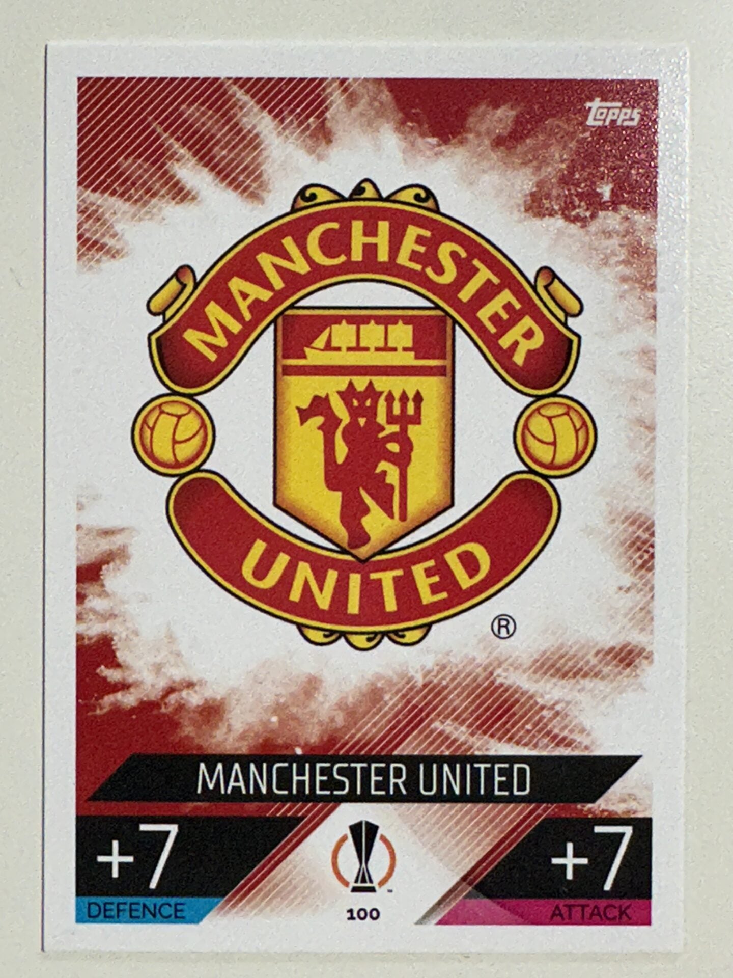 100 Team Badge (Manchester United) Topps Match Attax 2022/2023 Card ...