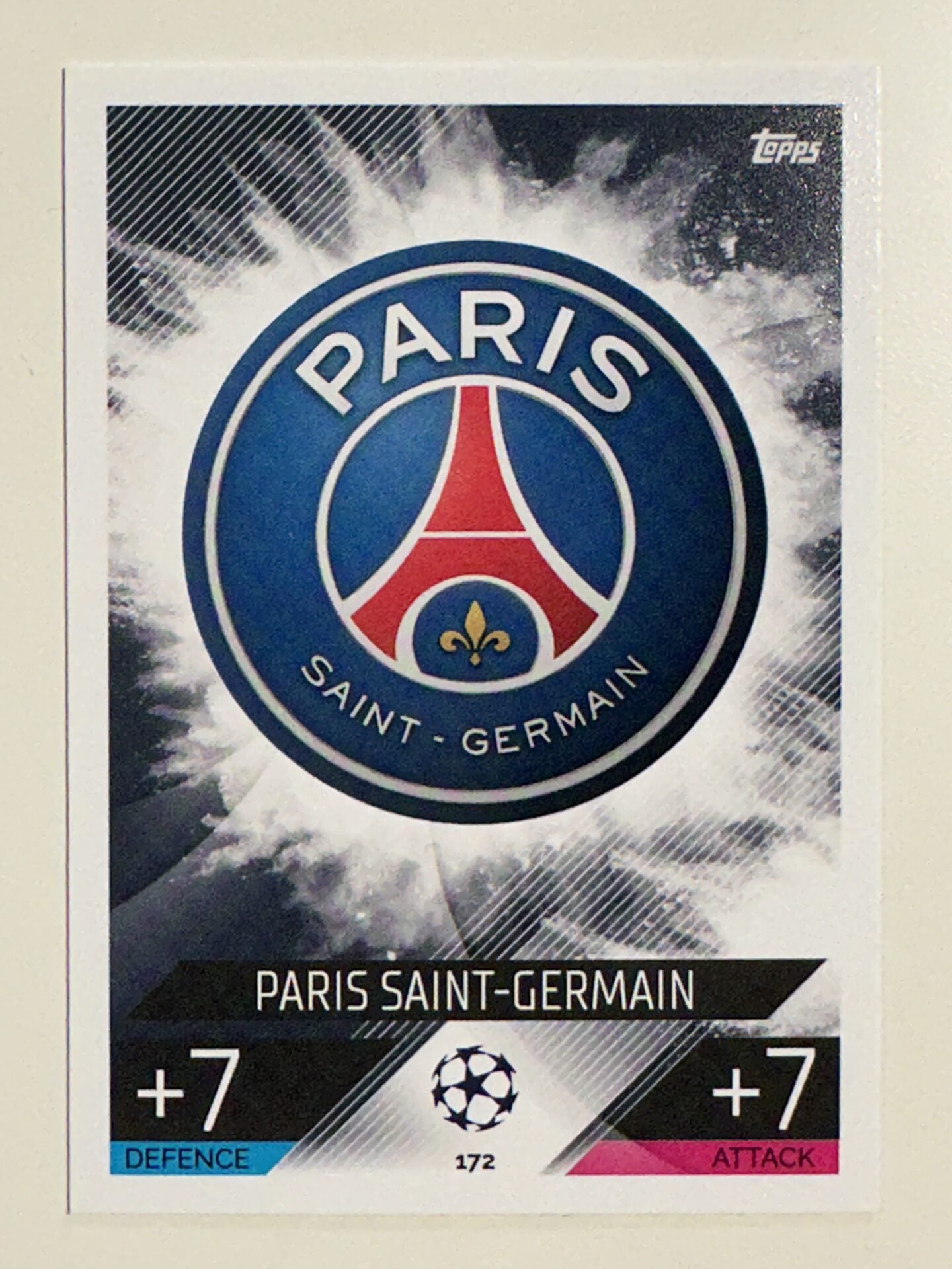 172 Team Badge (Paris Saint-Germain) Topps Match Attax 2022/2023 Card ...