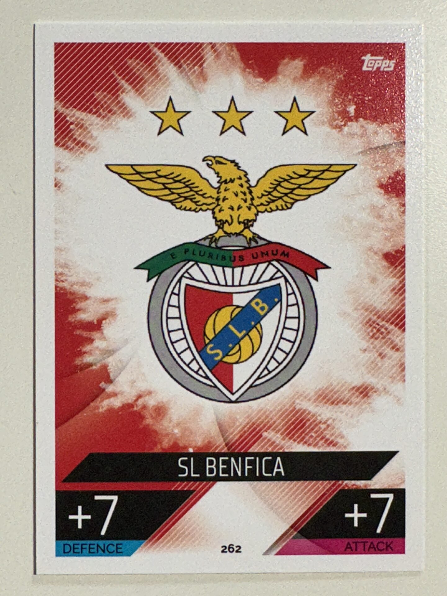 262 Team Badge (Benfica) Topps Match Attax 2022/2023 Card – Solve ...
