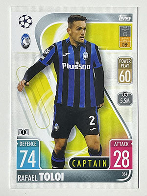 354 Rafael Toloi Captain (Atalanta BC) Match Attax 2021/22 – Solve ...