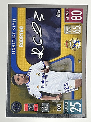 447 Rodrygo Signature Style (Real Madrid CF) Match Attax 2021/22 ...