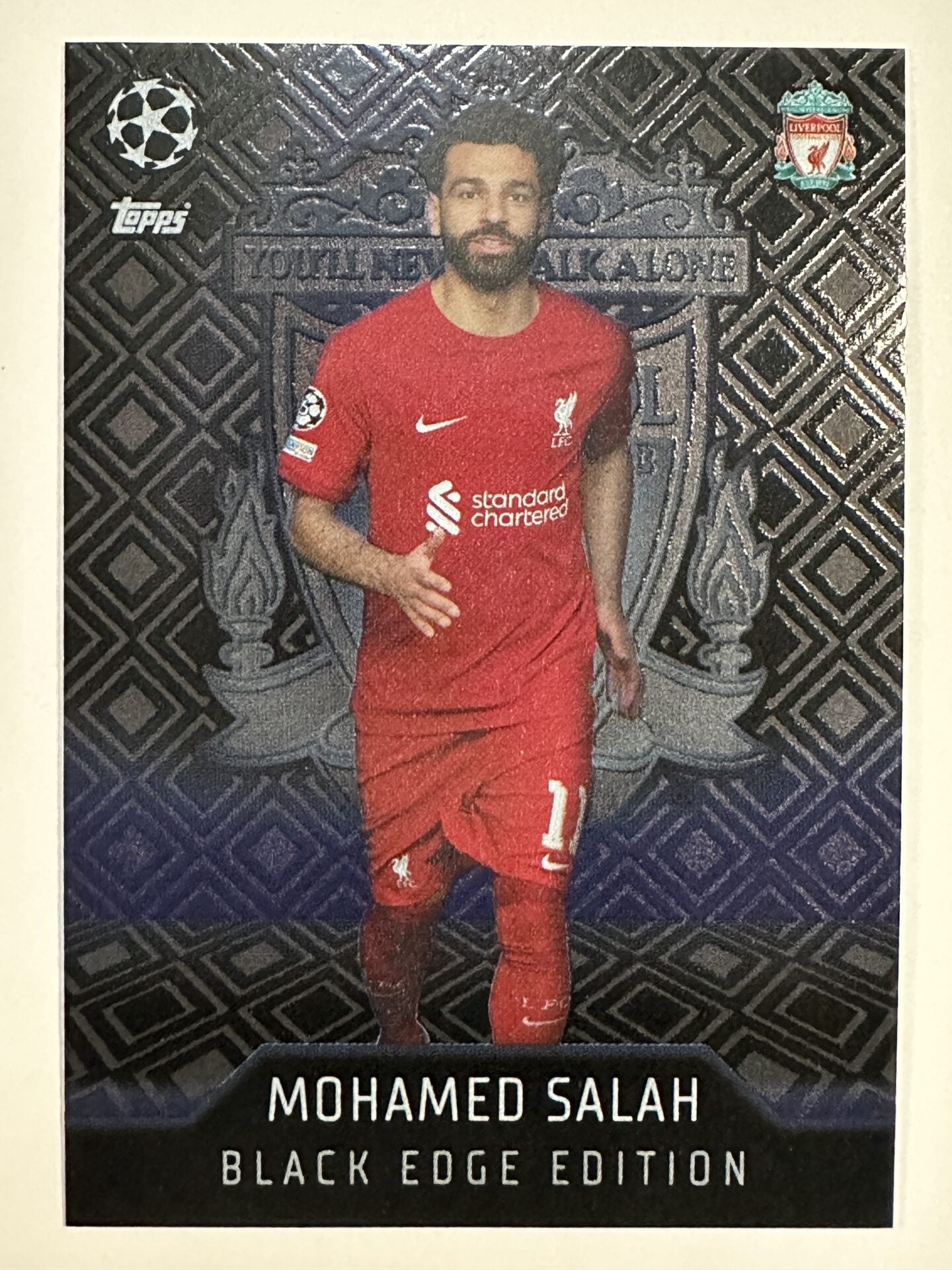 462 Mohamed Salah Black Edge Edition (Liverpool) Topps Match Attax 202 ...