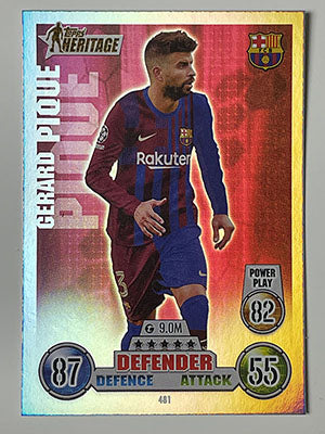 481 Gerard Piqué Heritage (FC Barcelona) Match Attax 2021/22 – Solve ...