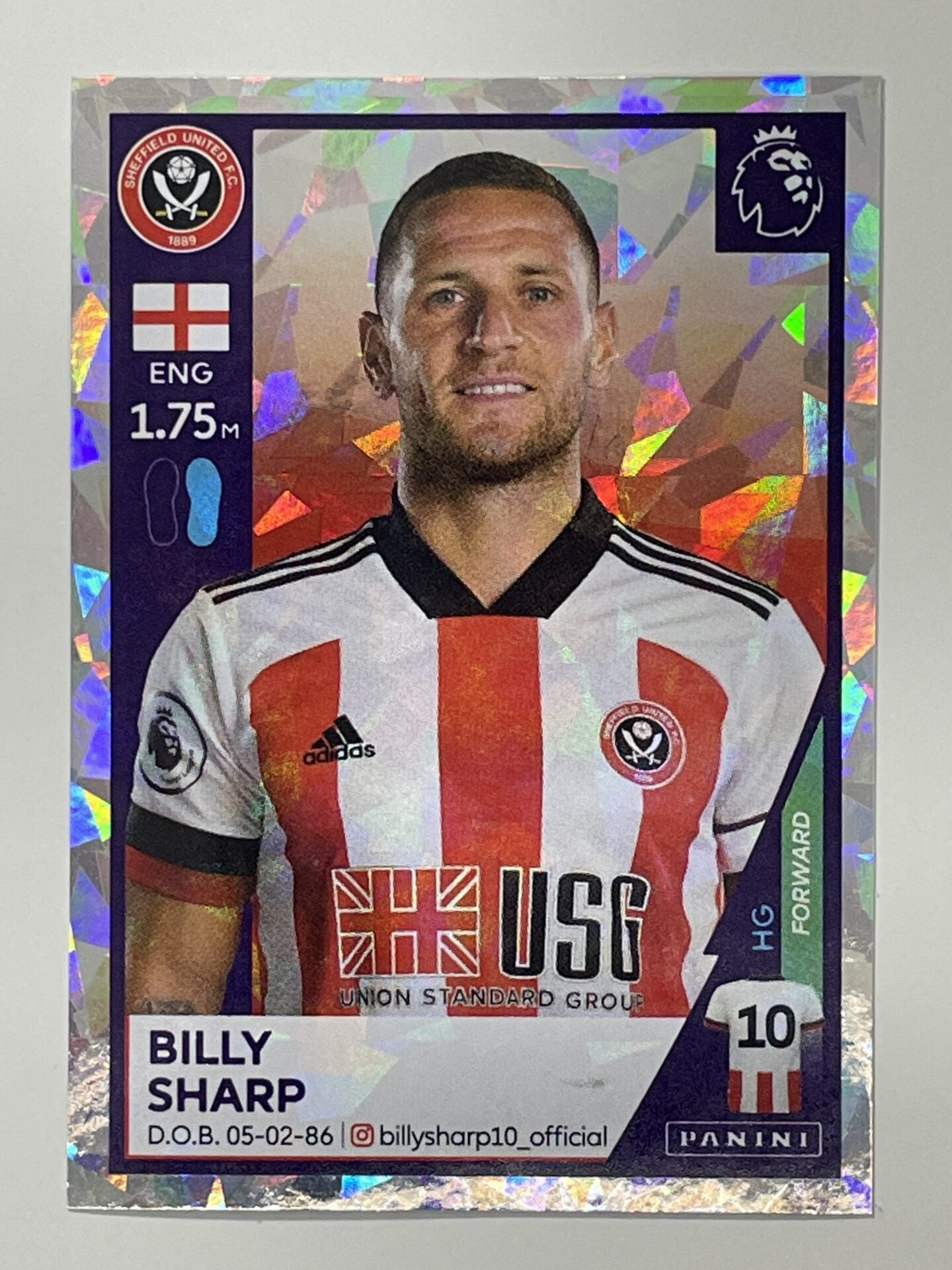 488 Billy Sharp (Sheffield United) Premier League 2021 Stickers – Solve ...