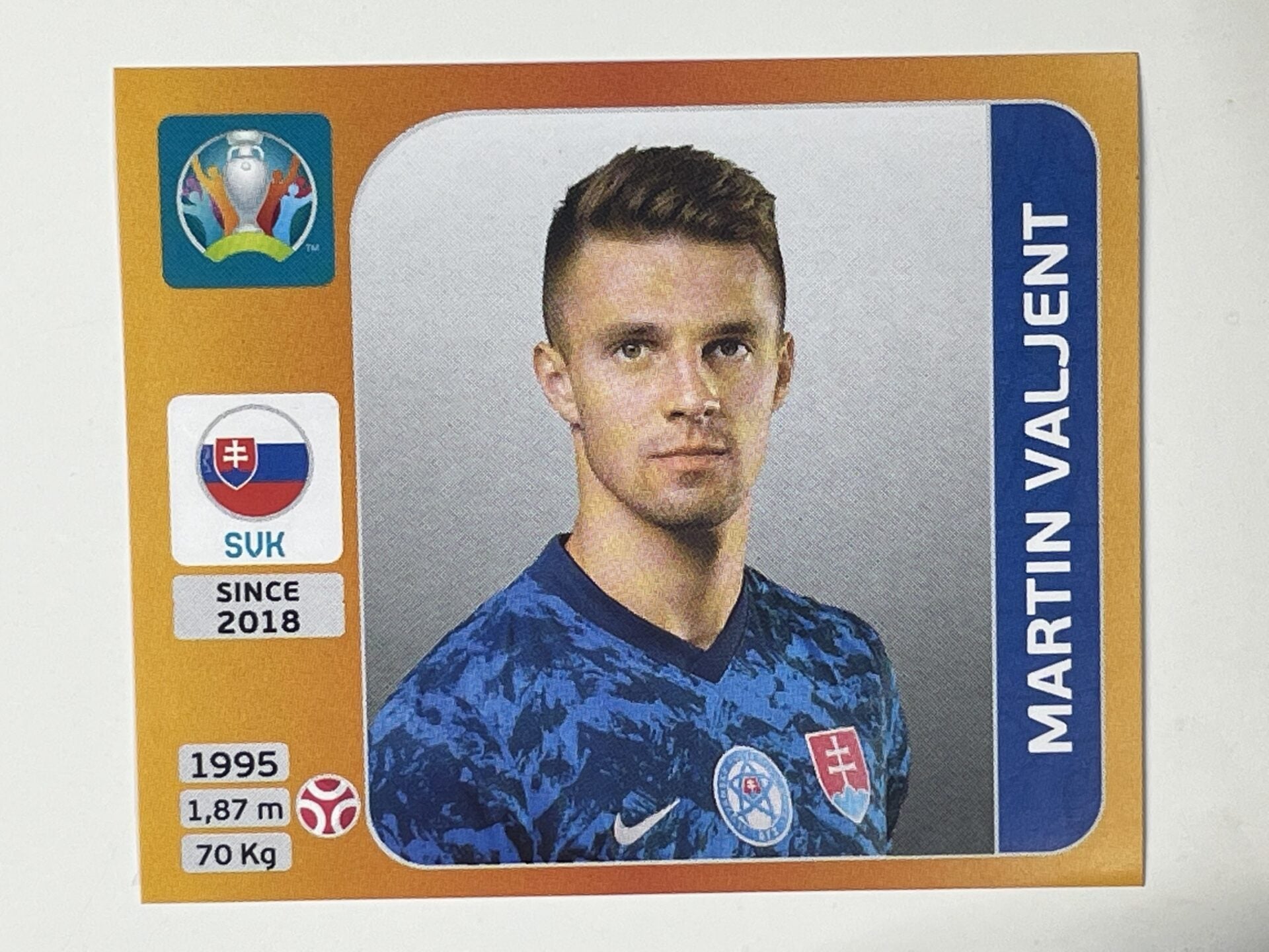 500 Martin Valjent (Slovakia) Euro 2020 Stickers – Solve Collectibles