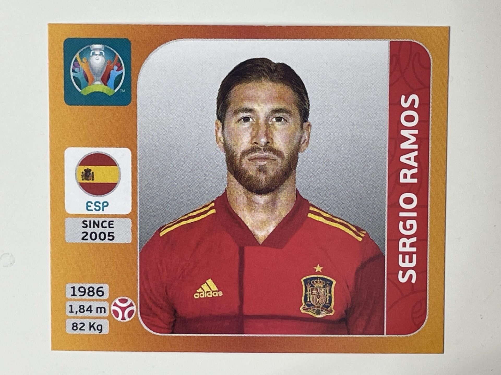 521 Sergio Ramos (Spain) Euro 2020 Stickers – Solve Collectibles
