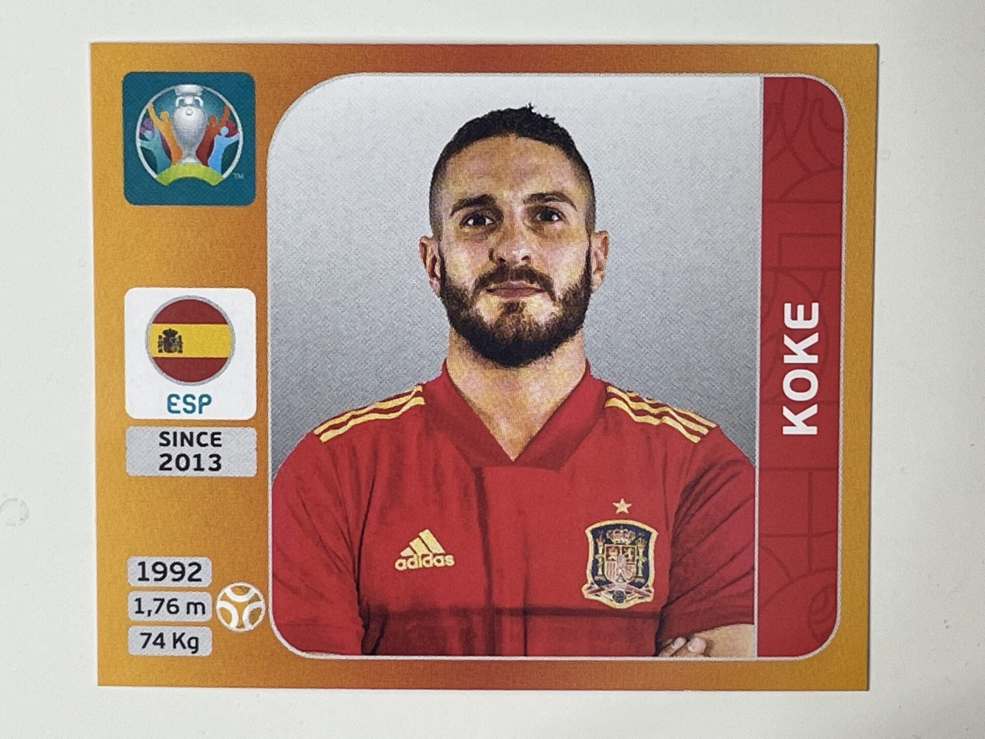 524 Koke (Spain) Euro 2020 Stickers – Solve Collectibles