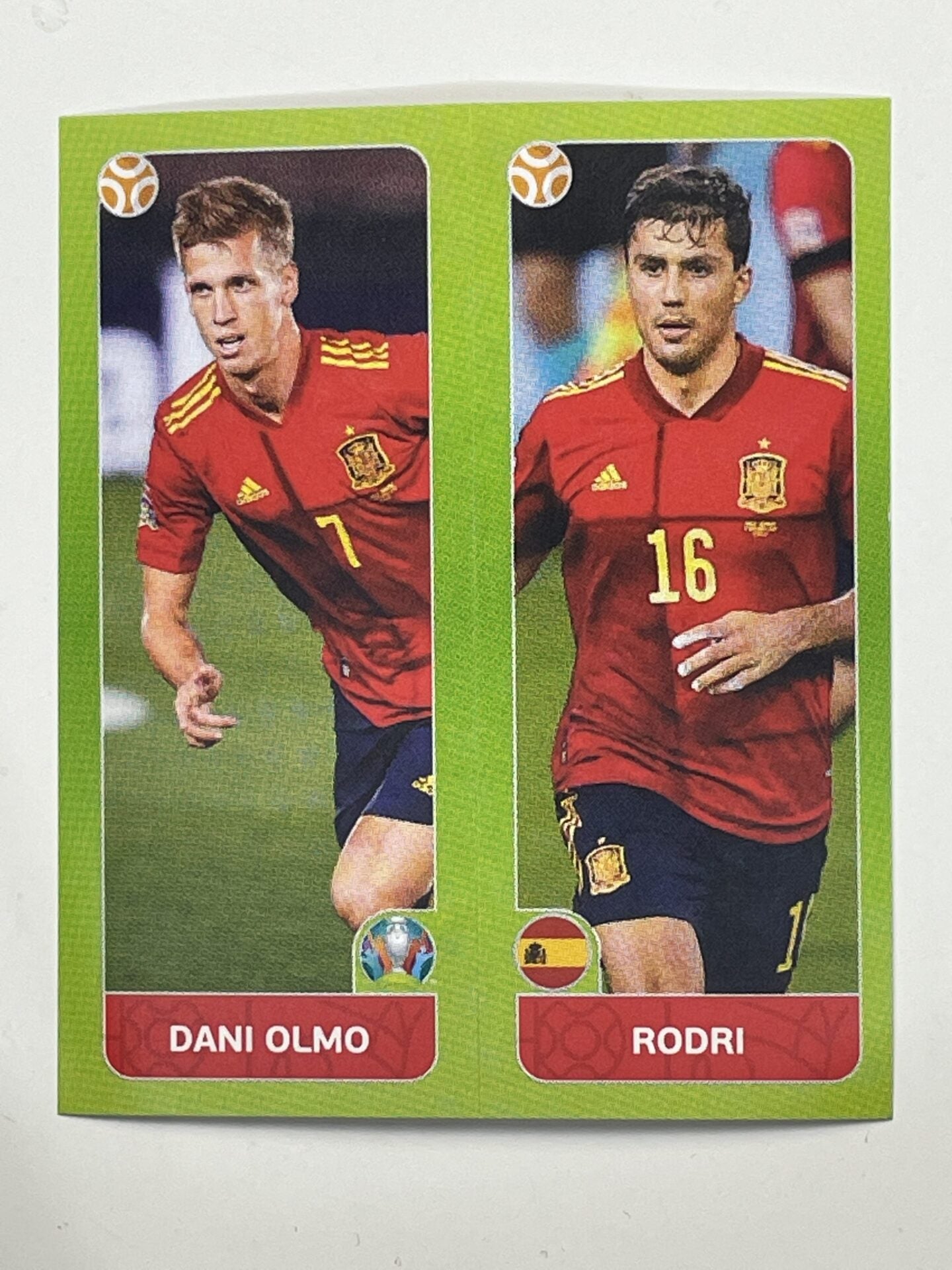 536 Dani Olmo & Rodri (Spain) Euro 2020 Stickers – Solve Collectibles