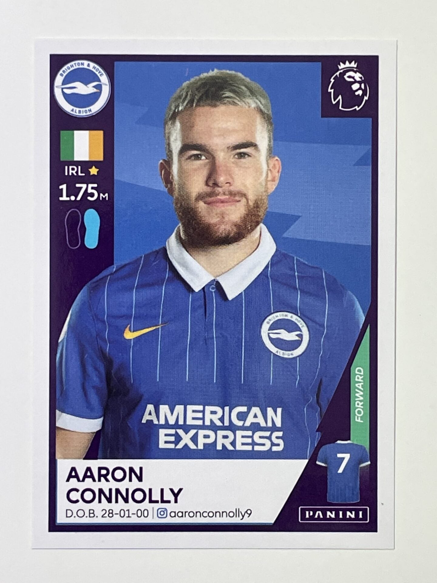 099 Aaron Connolly (Brighton) Premier League 2021 Stickers – Solve ...