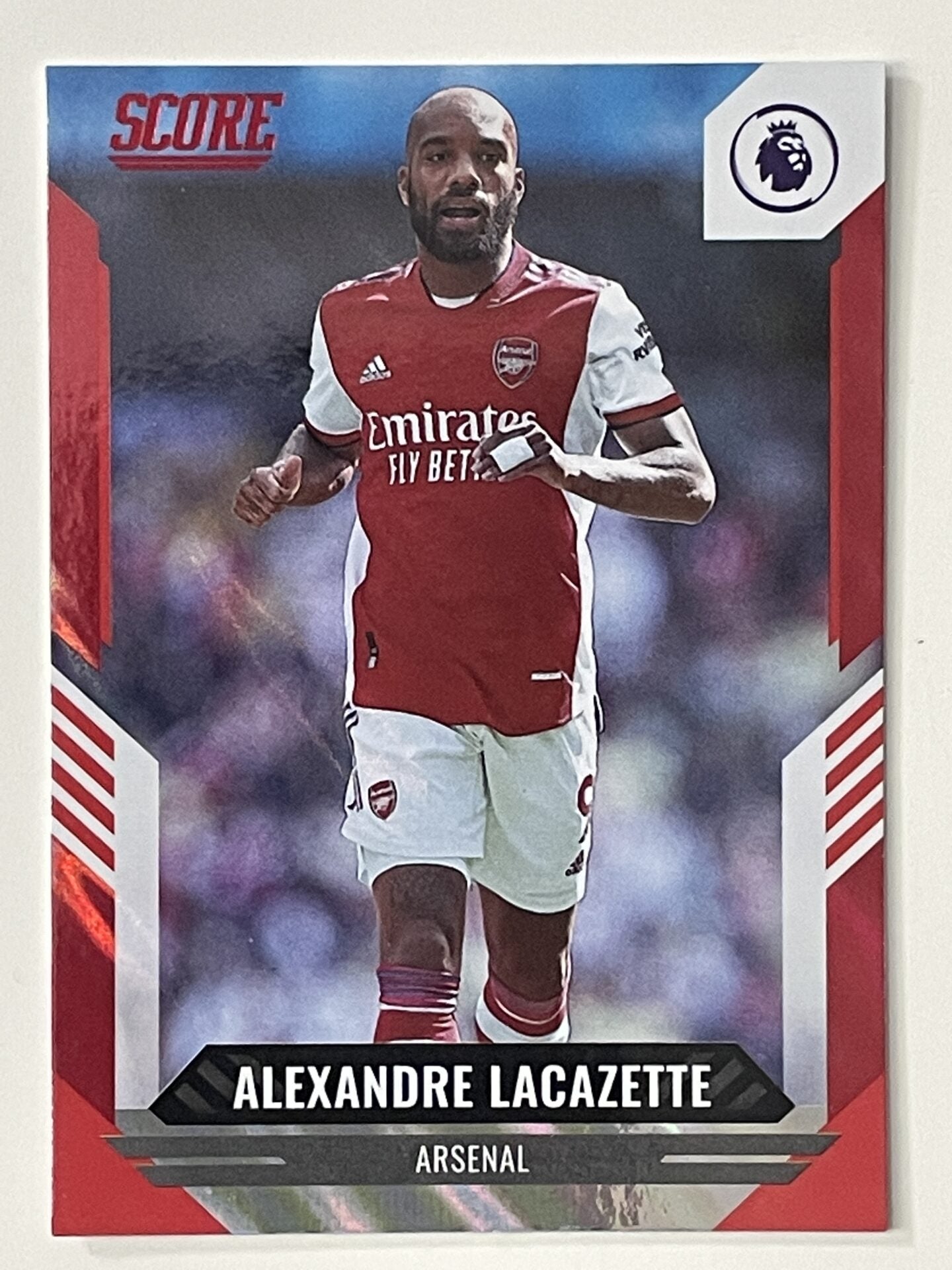 Base Red Lava Parallel 200 Alexandre Lacazette Arsenal Panini Premier ...