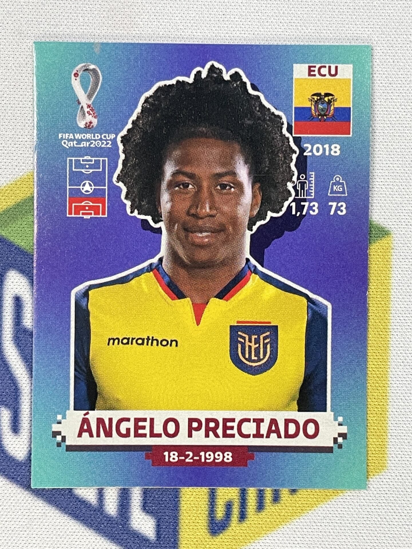 ECU9 Ángelo Preciado (Ecuador) Panini World Cup 2022 Sticker – Solve ...