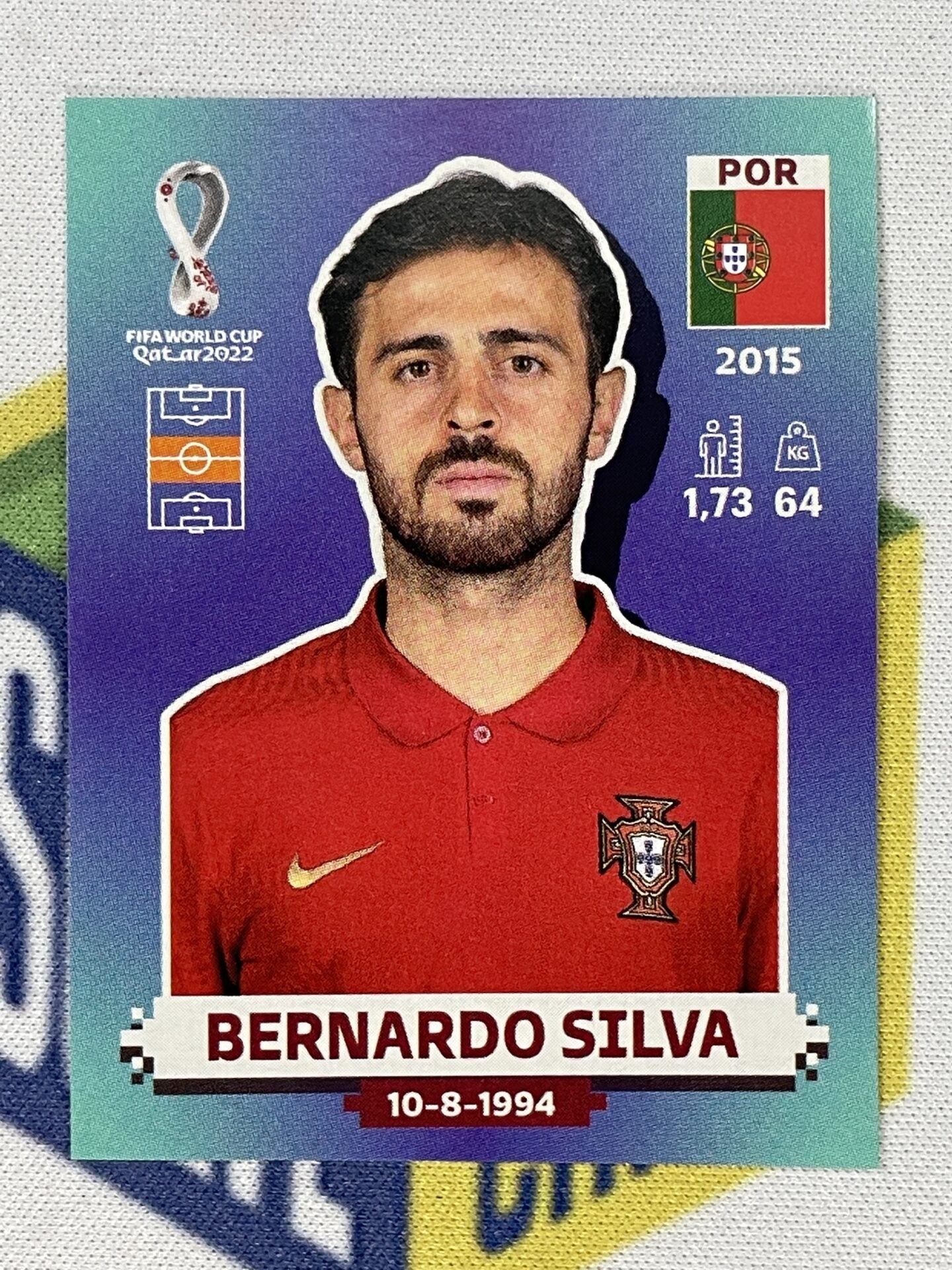 POR11 Bernardo Silva (Portugal) Panini World Cup 2022 Sticker – Solve ...