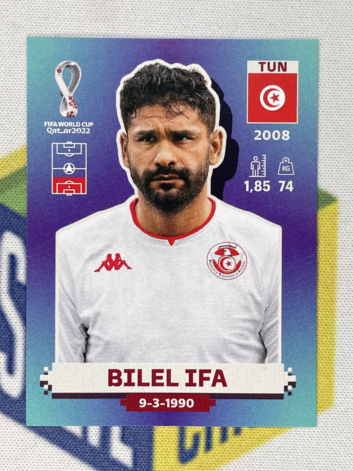 TUN7 Bilel Ifa (Tunisia) Panini World Cup 2022 Sticker – Solve Collectibles