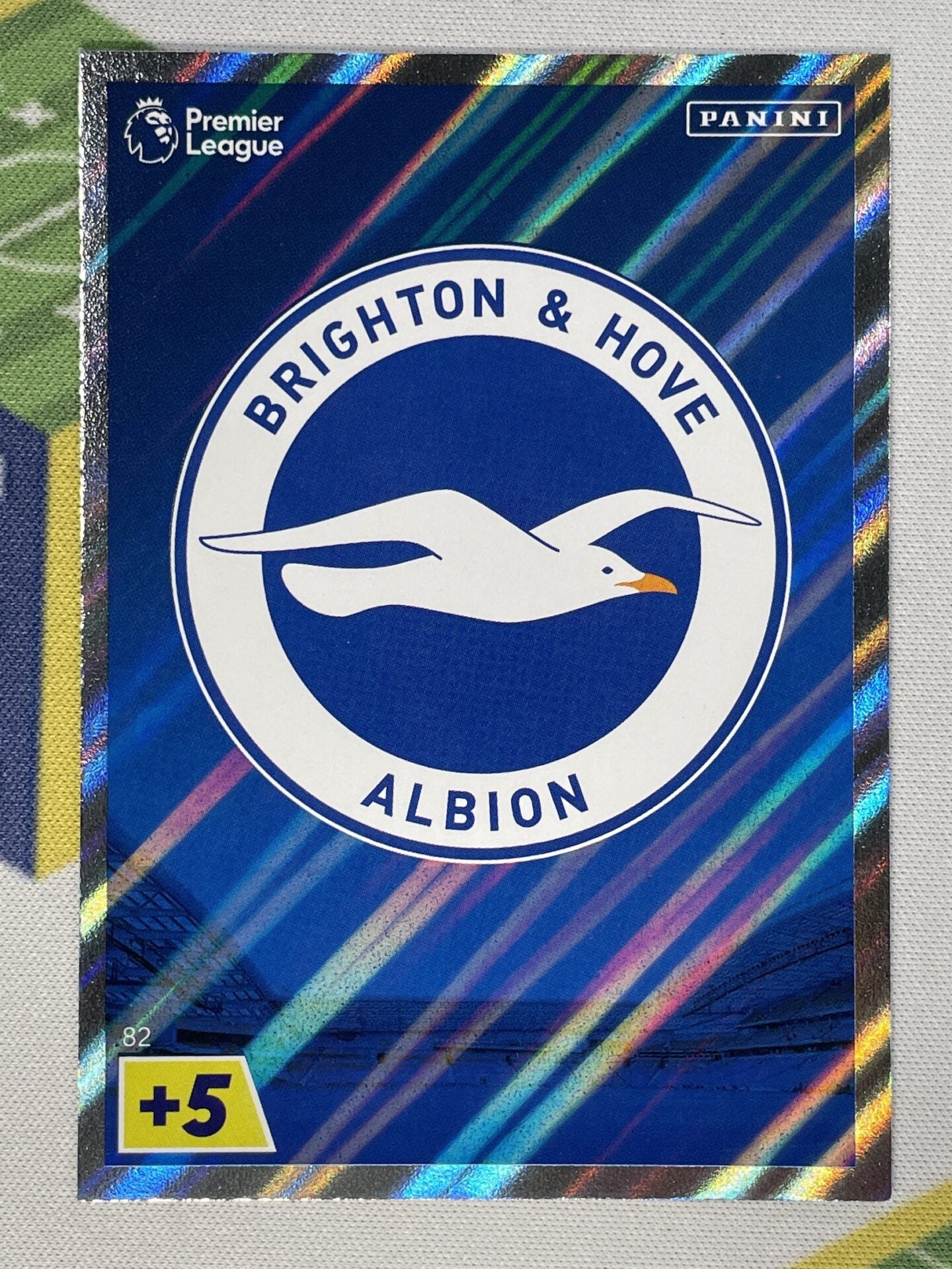 082 Club Badge Brighton Club Crest Panini Premier League Adrenalyn XL ...