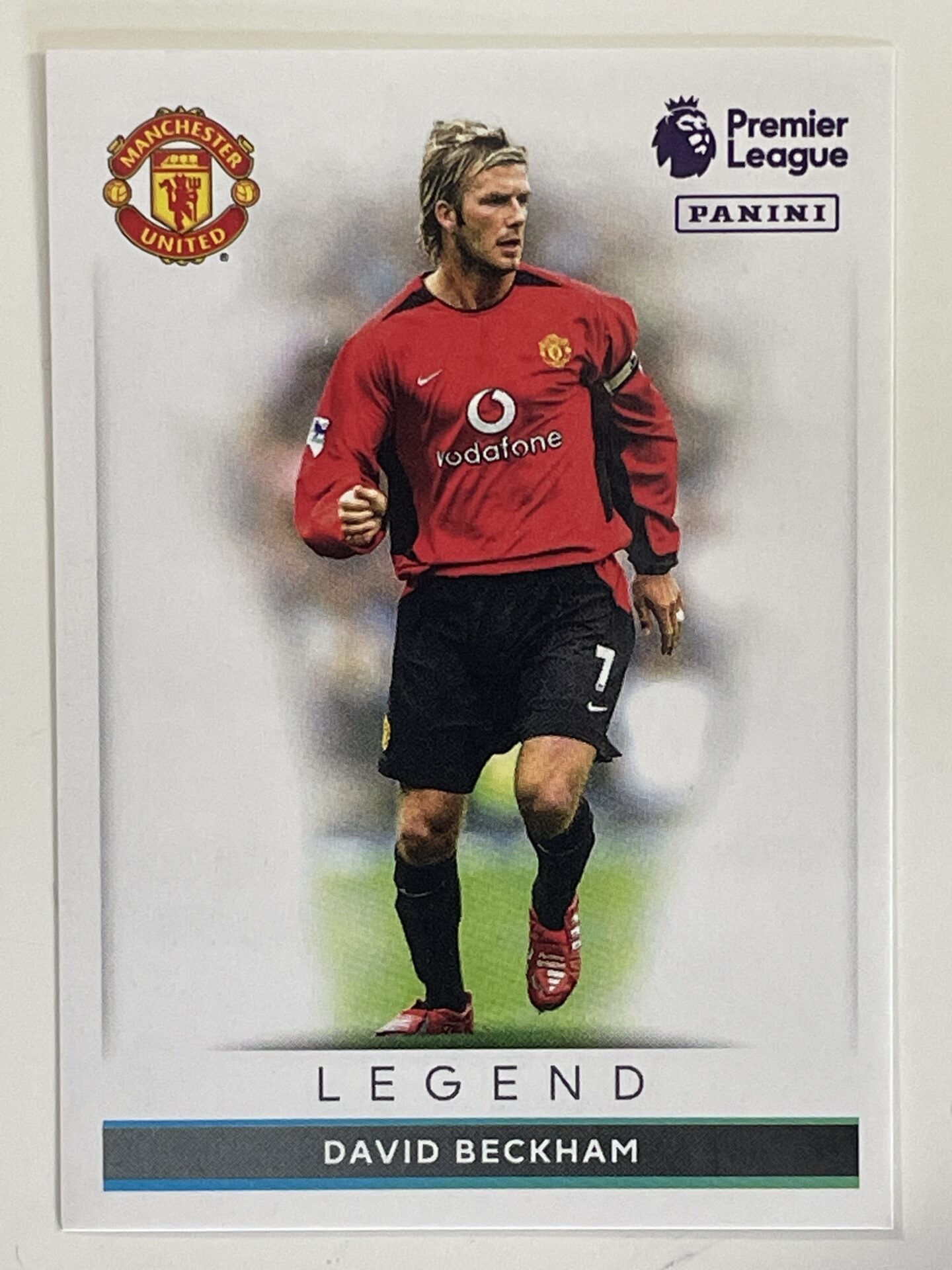 336 David Beckham Legend Manchester United Panini Premier League 2022 ...