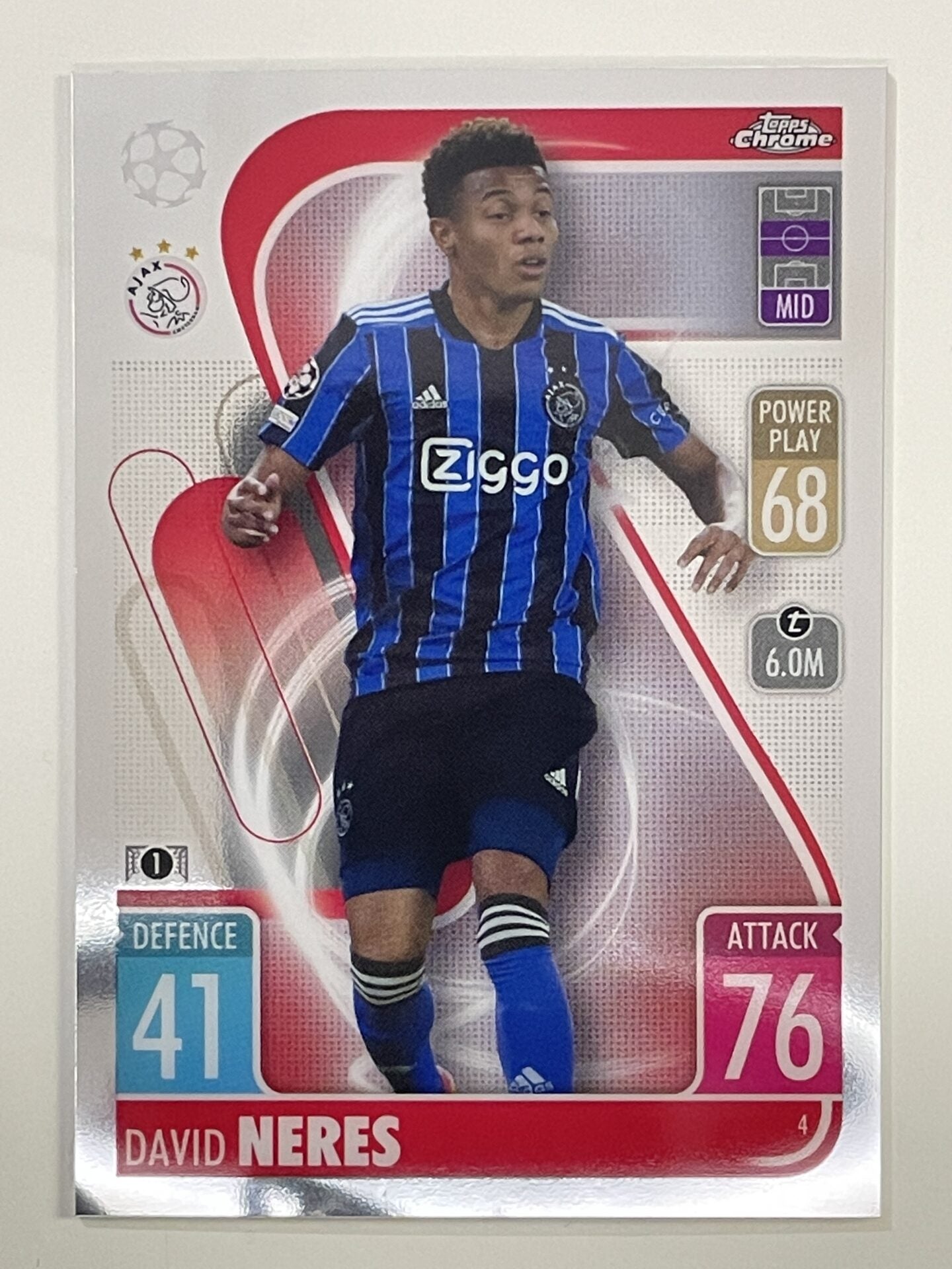 4 David Neres Base Topps Match Attax Chrome 2021/22 Card – Solve ...
