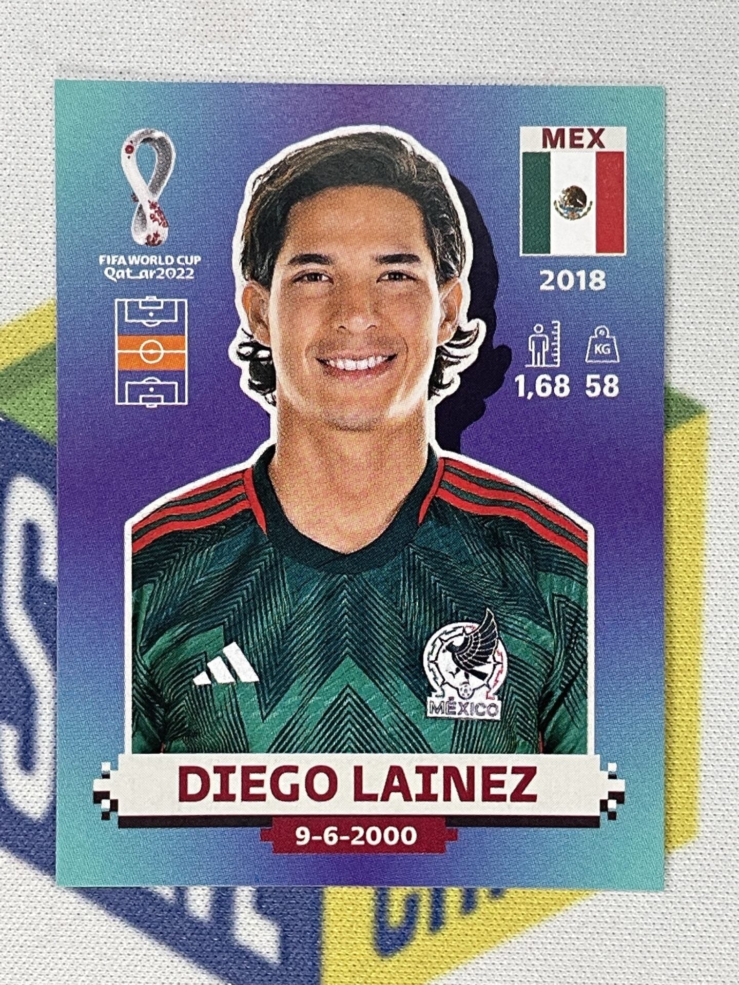 MEX16 Diego Lainez (Mexico) Panini World Cup 2022 Sticker – Solve ...
