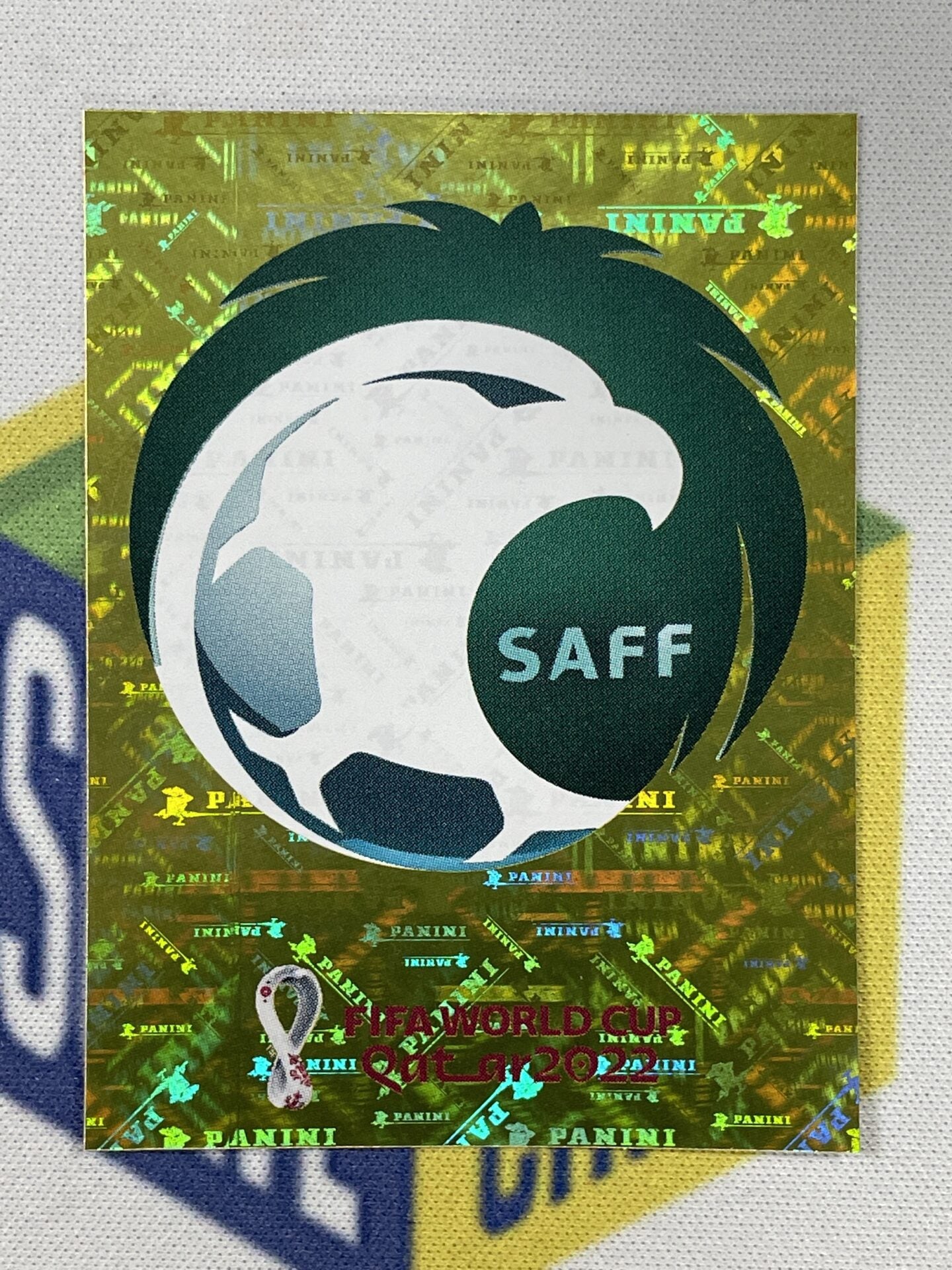 KSA2 Emblem (Saudi Arabia) Panini World Cup 2022 Sticker – Solve ...