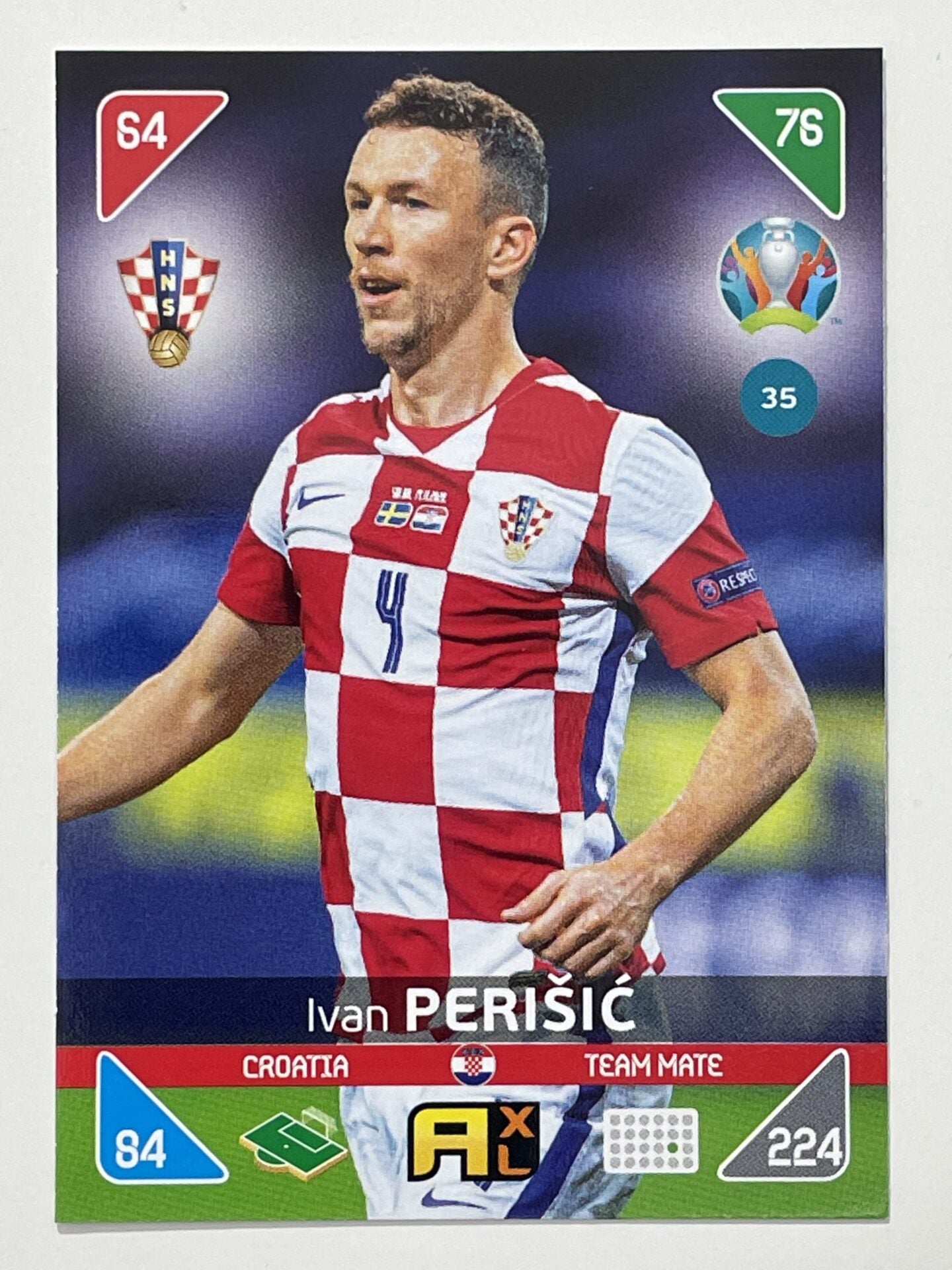 035 Ivan Perisic Team Mates (Croatia) Euro Adrenalyn XL 2020 – Solve ...