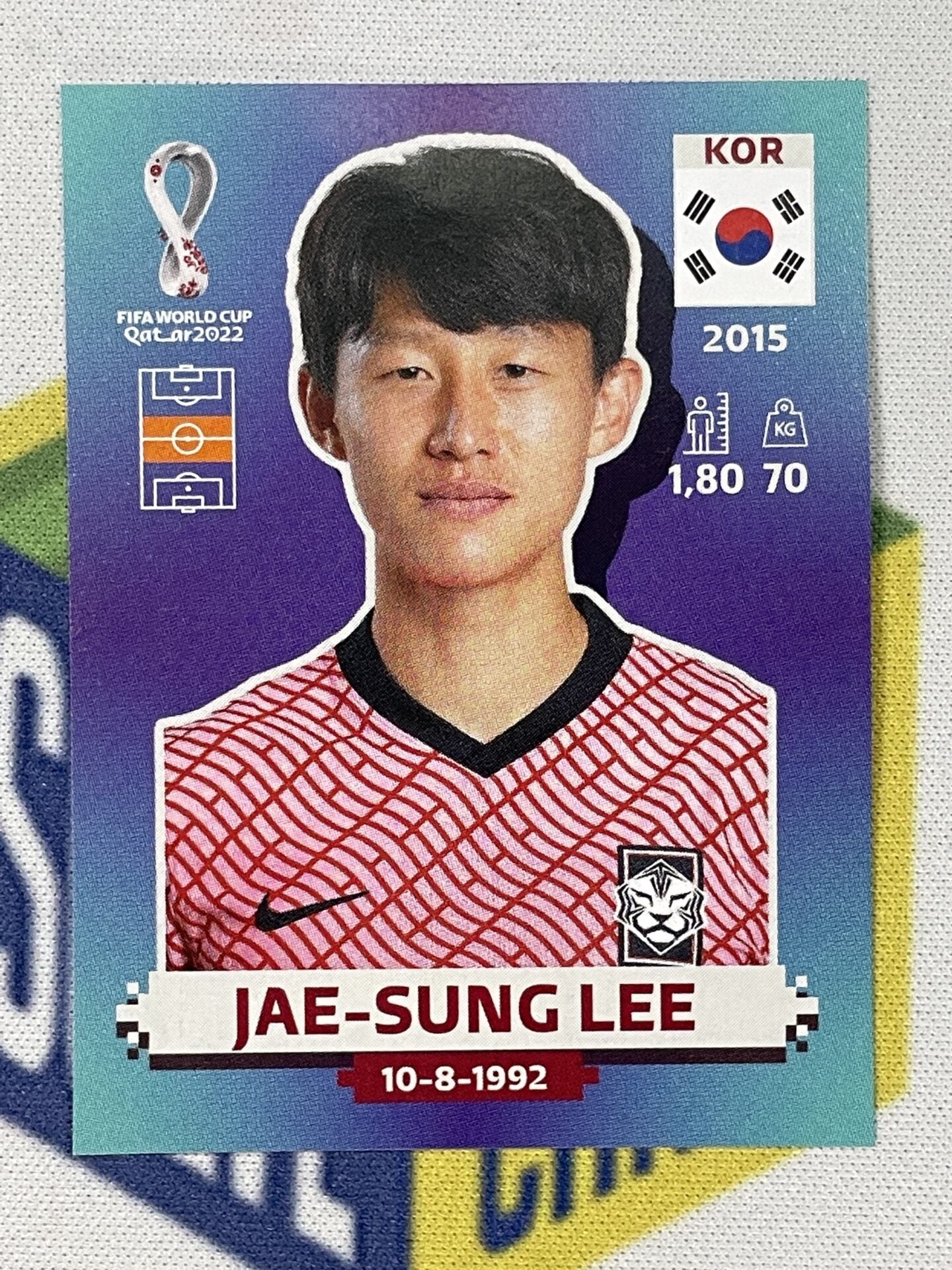 KOR13 Jae-sung Lee (South Korea) Panini World Cup 2022 Sticker – Solve ...