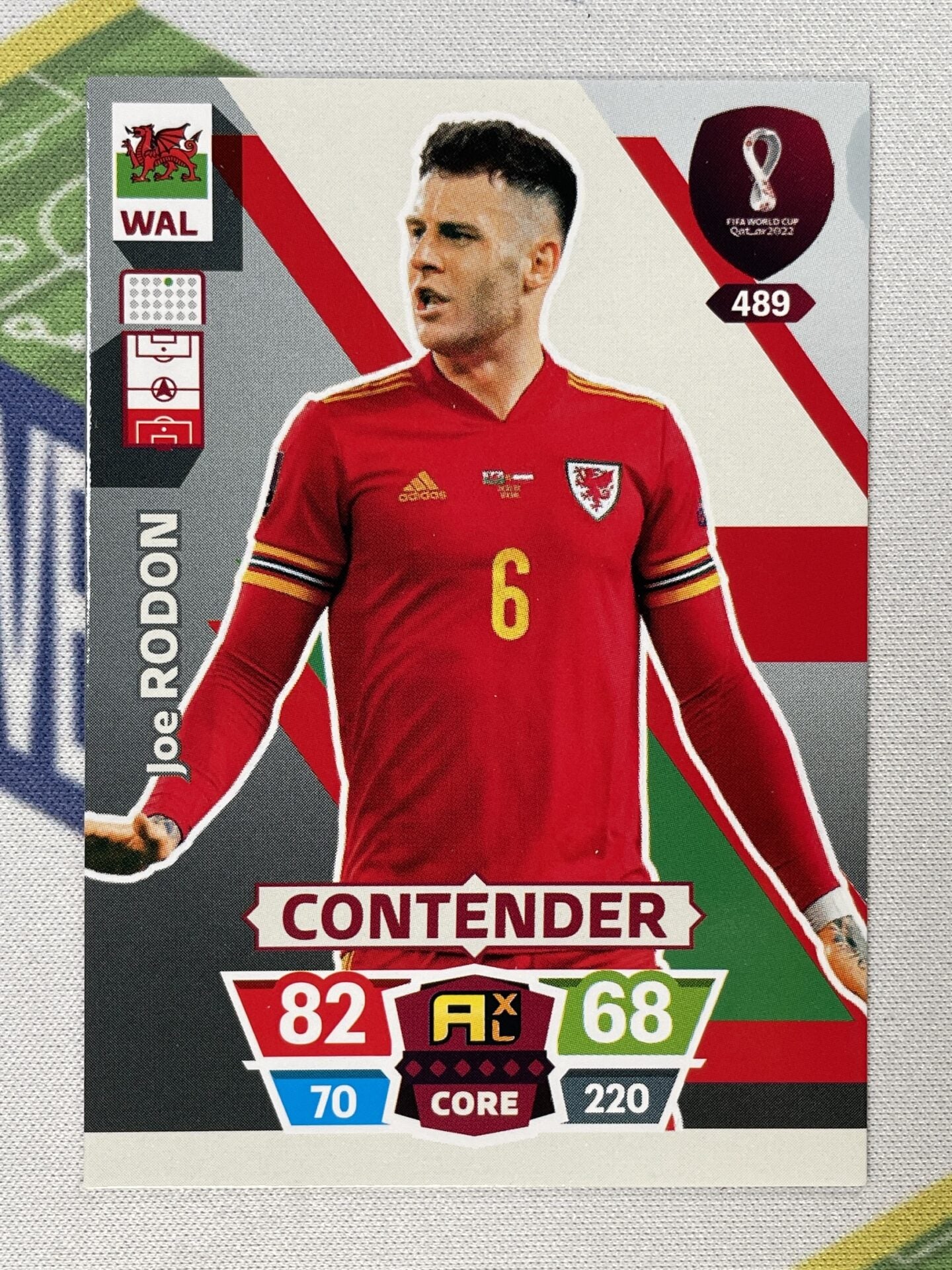 489 Joe Rodon Wales Contender Panini World Cup 2022 Adrenalyn XL ...