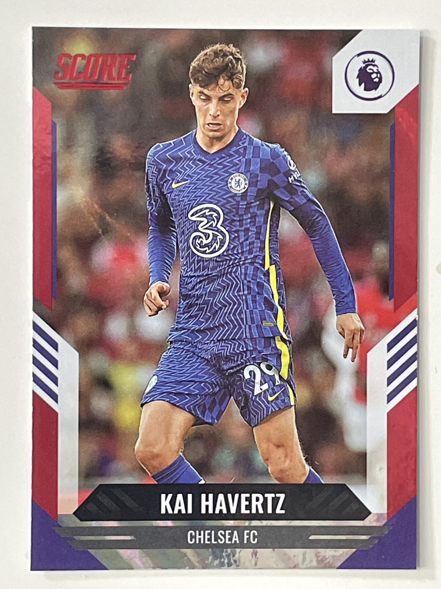 Base Red Lava Parallel 017 Kai Havertz Chelsea Panini Premier League S ...