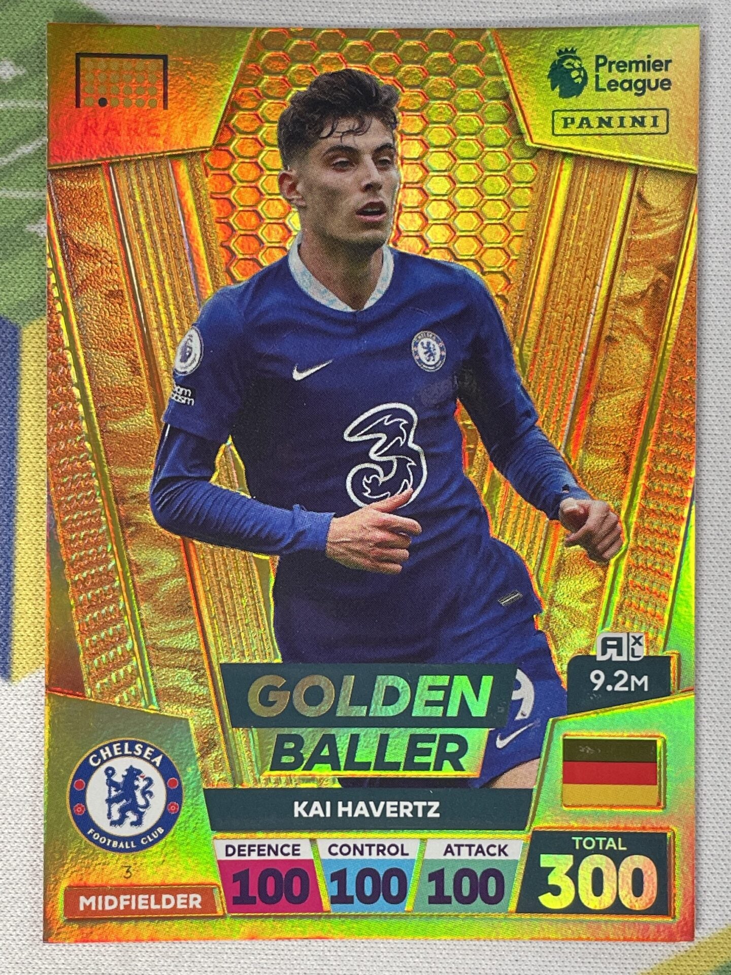 003 Kai Havertz Chelsea Golden Baller Panini Premier League Adrenalyn ...