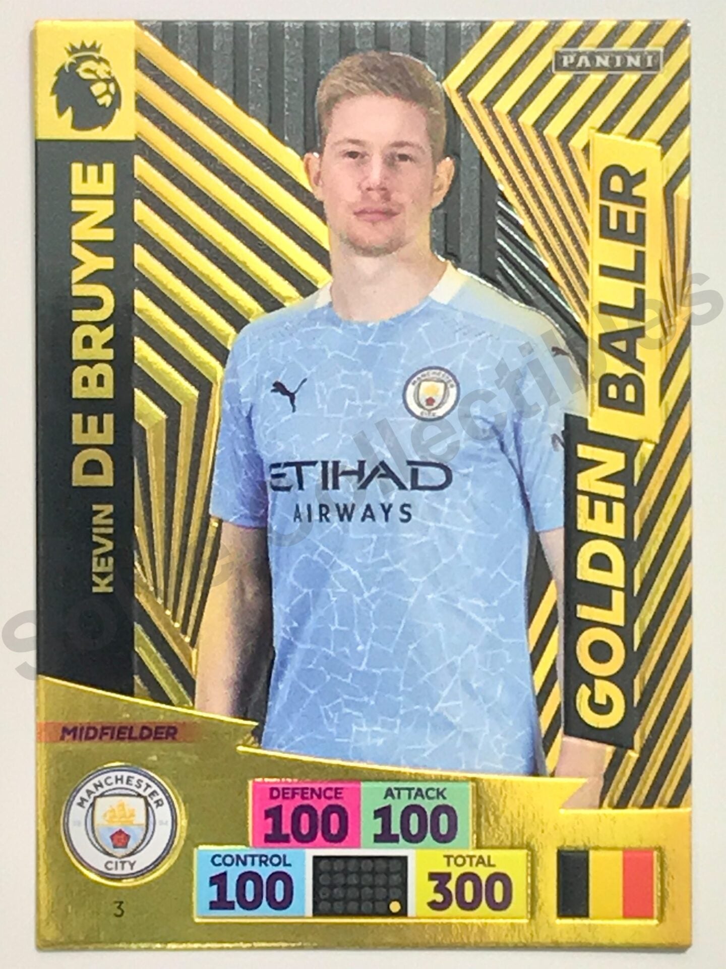 003 Kevin De Bruyne Golden Baller (Manchester City) Premier League Adr ...