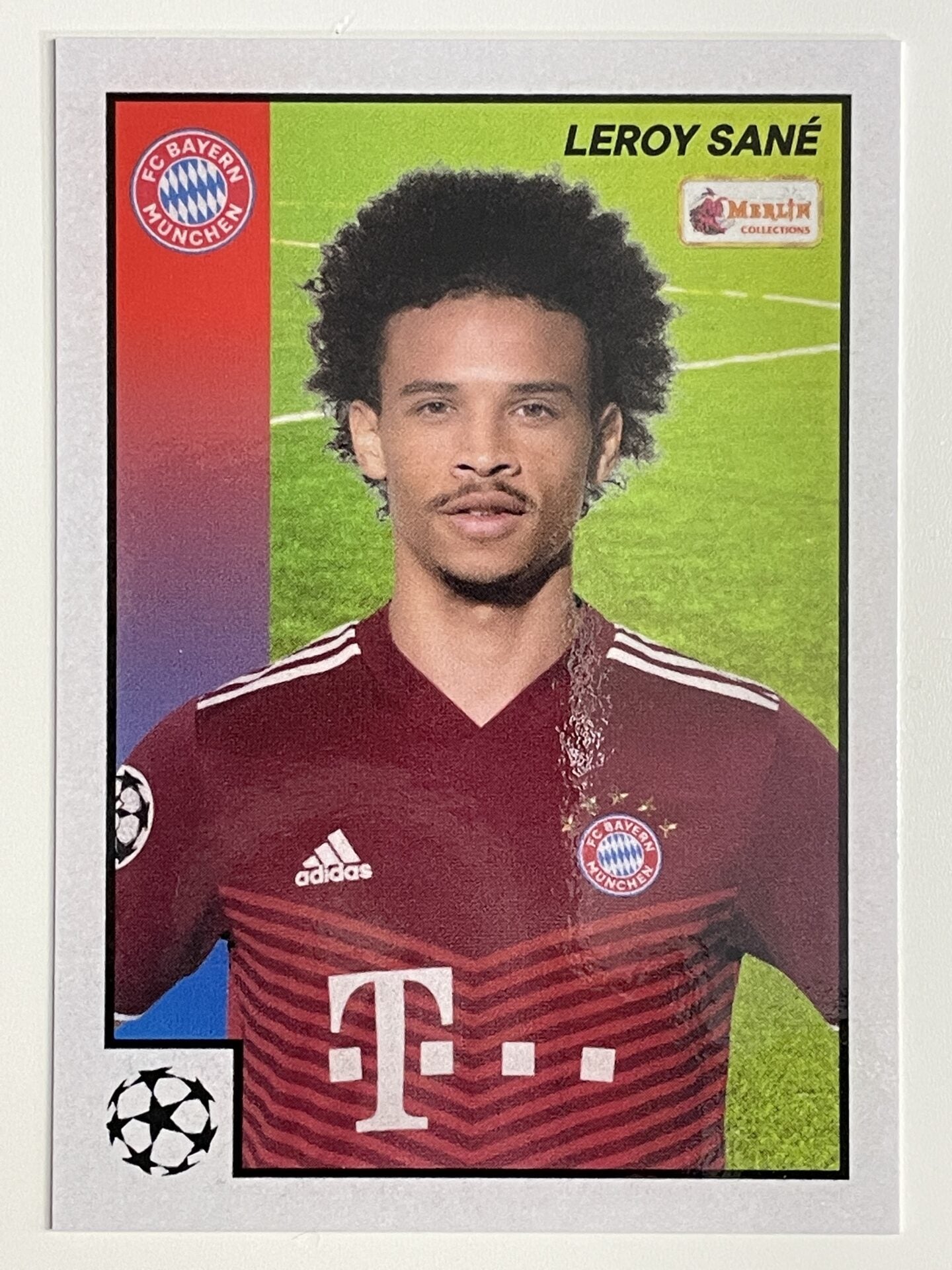 029 Leroy Sane Bayern Munich Base Topps Merlin Heritage 97 UEFA Champi ...