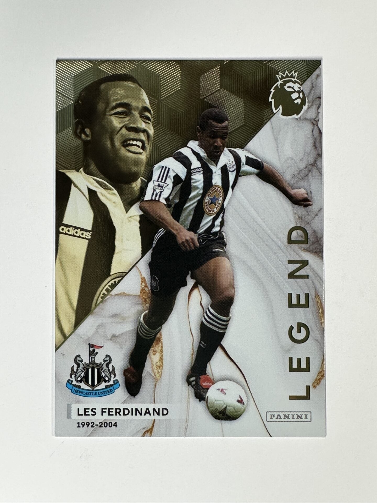 LE-L Les Ferdinand Newcastle Limited Edition Legend Panini Premier Lea ...