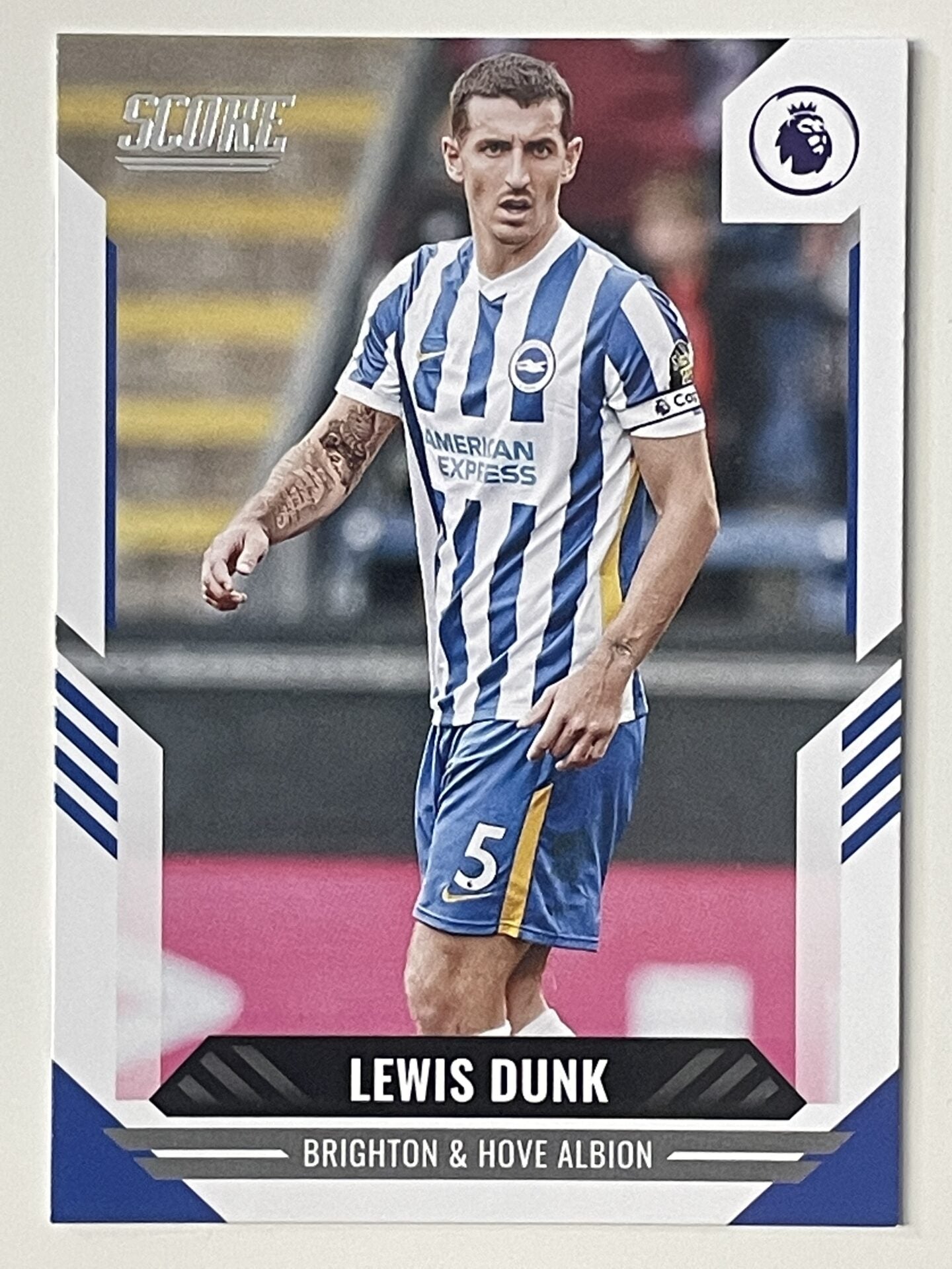 Base 153 Lewis Dunk Brighton Panini Premier League Score 2021/22 ...