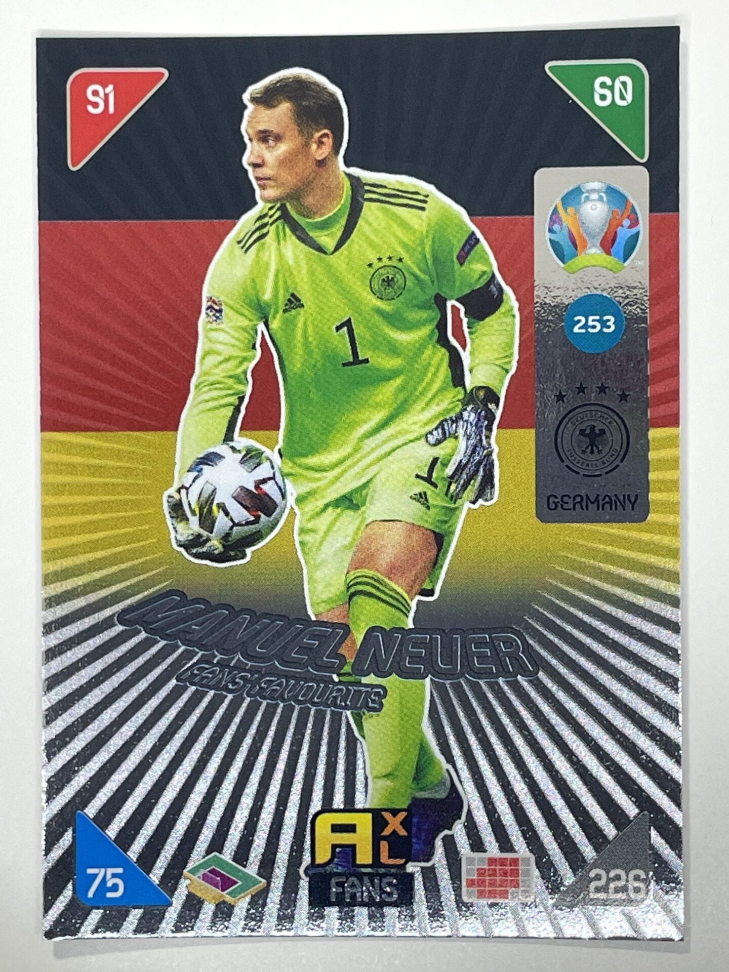253 Manuel Neuer Fans Favourites (Germany) Euro Adrenalyn XL 2020 ...