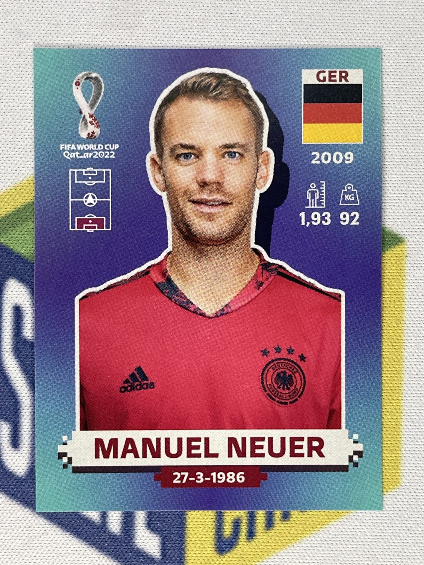 GER3 Manuel Neuer (Germany) Panini World Cup 2022 Sticker – Solve ...