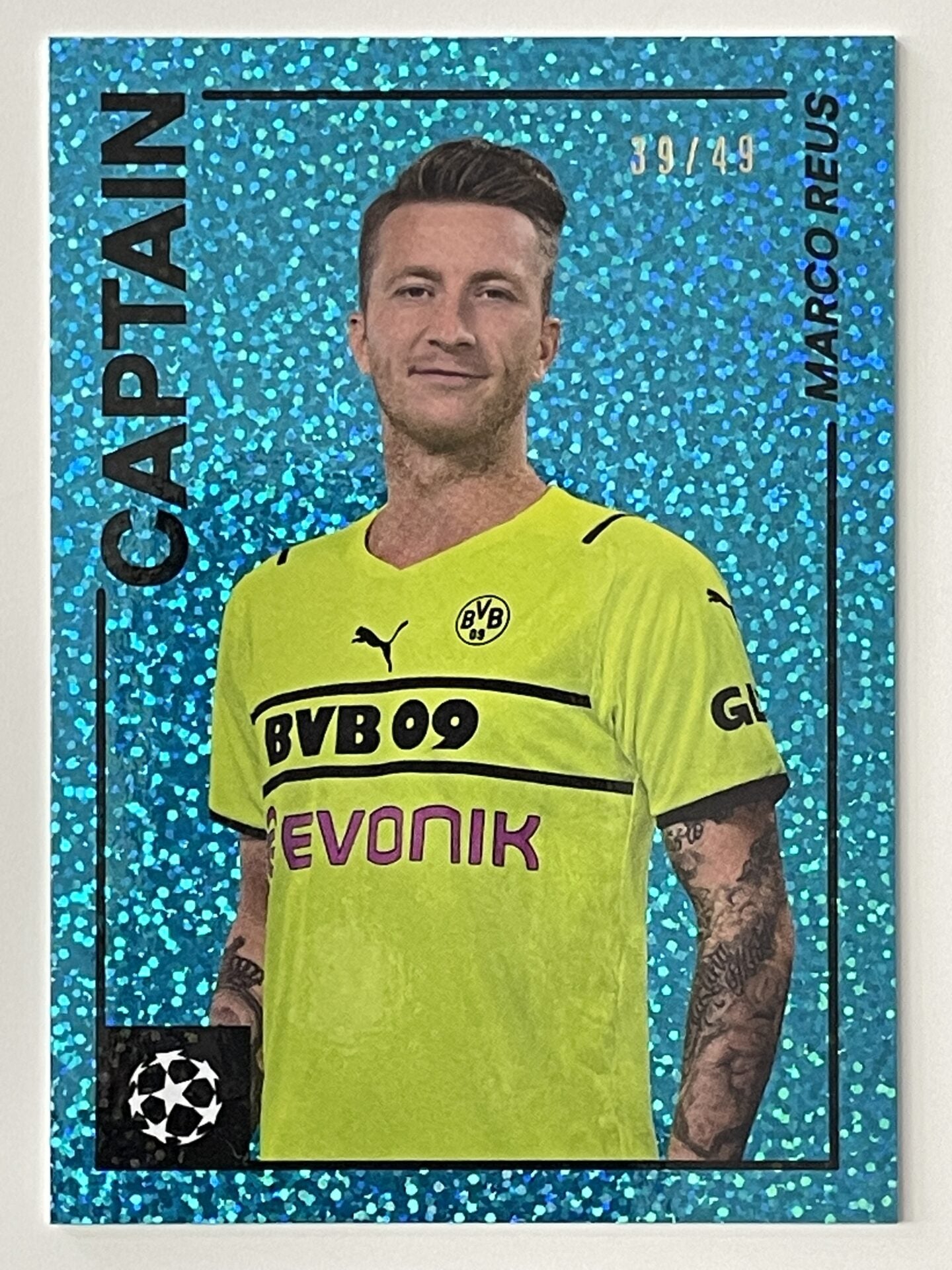 108 Marco Reus Borussia Dortmund Captain Parallel 39/49 Topps Merlin H ...