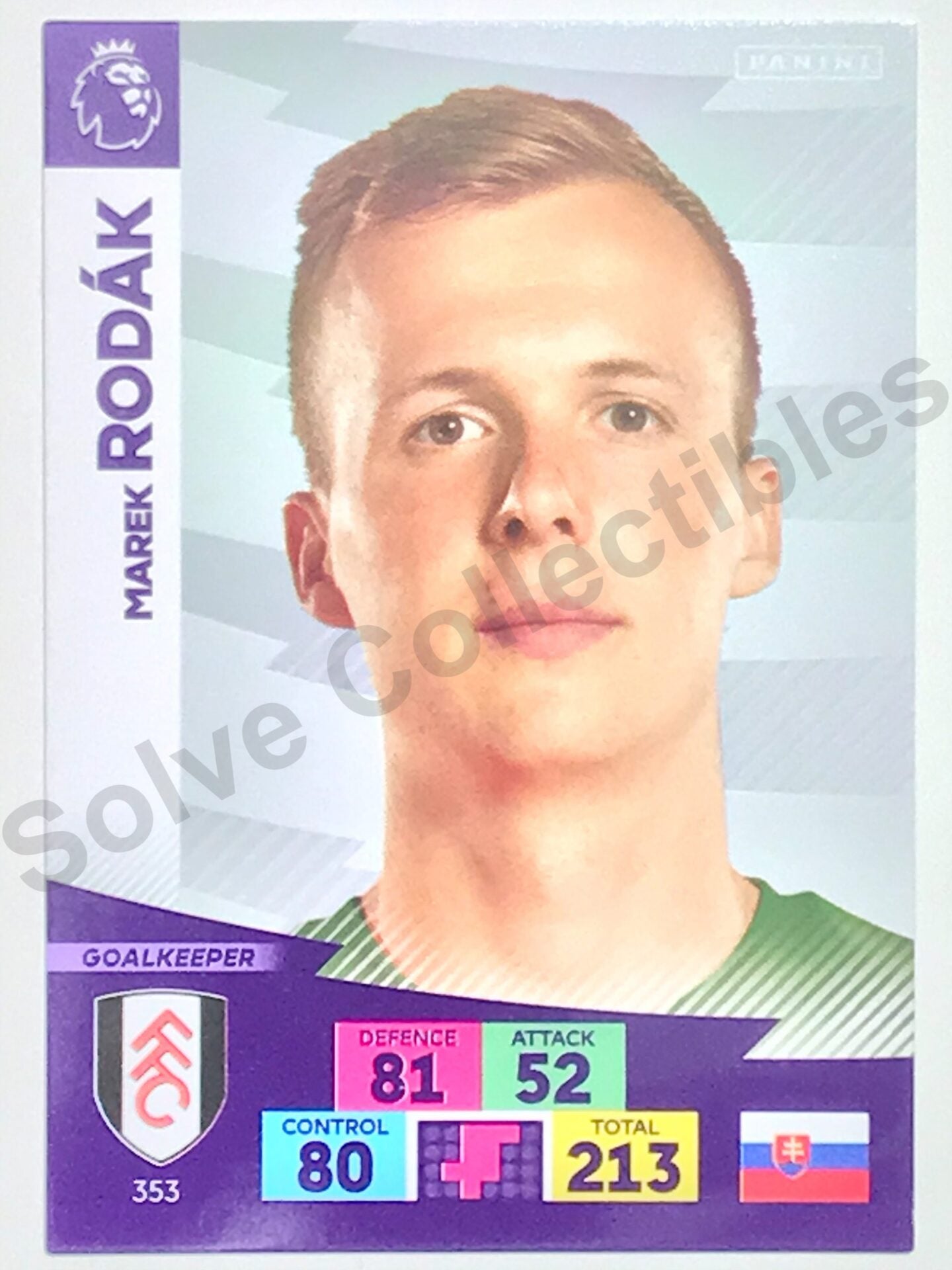 353 Marek Rodak (Fulham) Premier League Adrenalyn XL 2020/21 – Solve ...