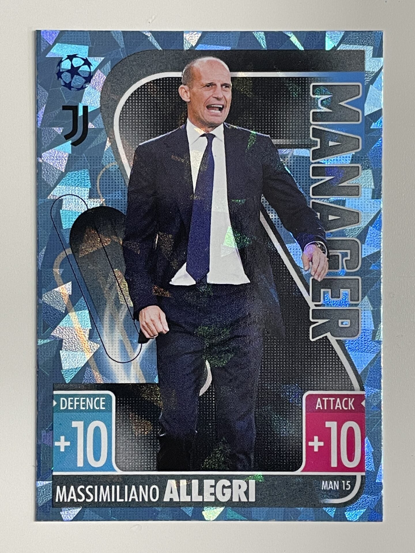 MAN15 Massimiliano Allegri Juventus Manager Topps Match Attax Extra 20 ...