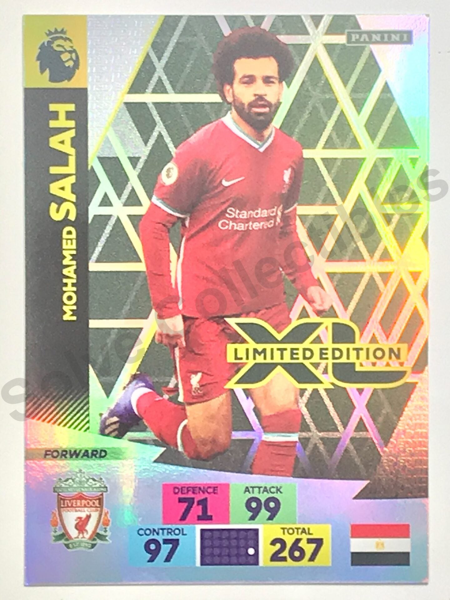 Mohamed Salah Limited Edition (Liverpool) Premier League Adrenalyn XL ...
