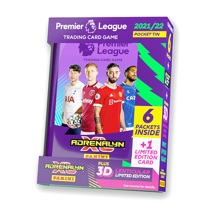 Purple Pocket Tin - Panini Adrenalyn XL Premier League 2021/22 – Solve ...