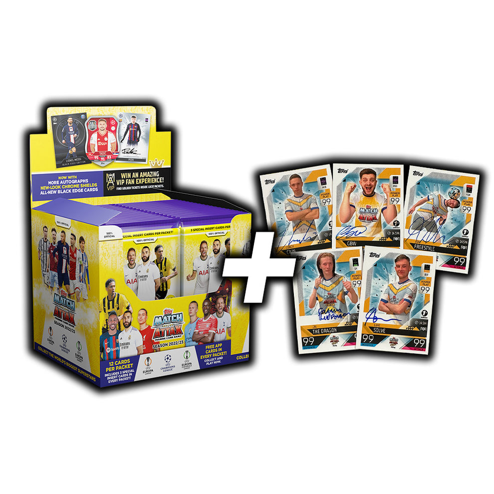 Box of Packs + 5 EXCLUSIVE SIGNED cards – Solve Collectibles