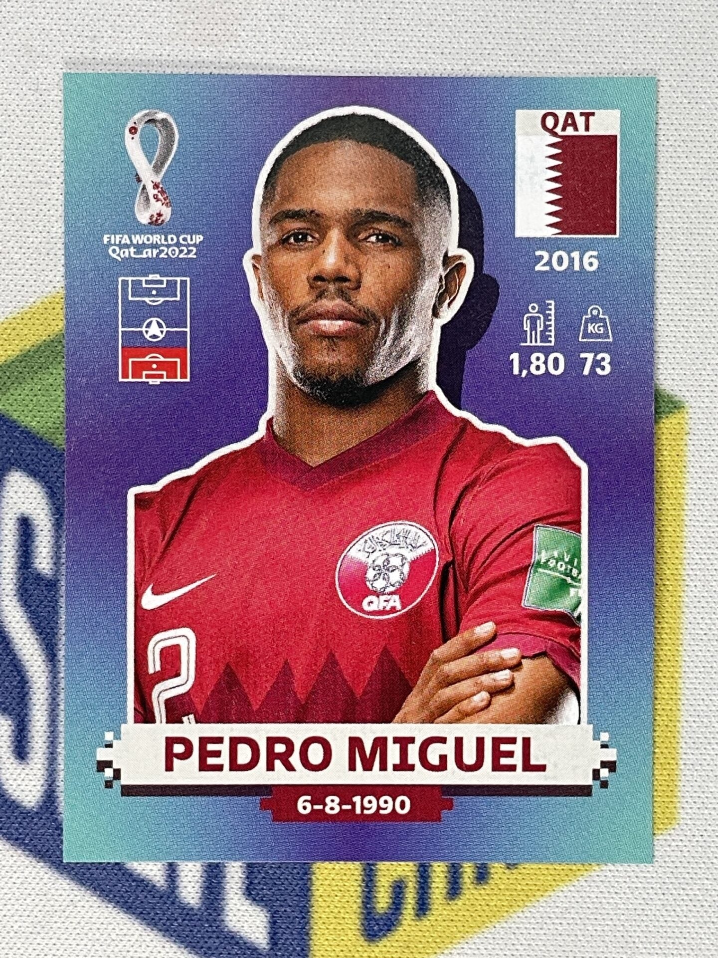 QAT10 Pedro Miguel (Qatar) Panini World Cup 2022 Sticker – Solve ...