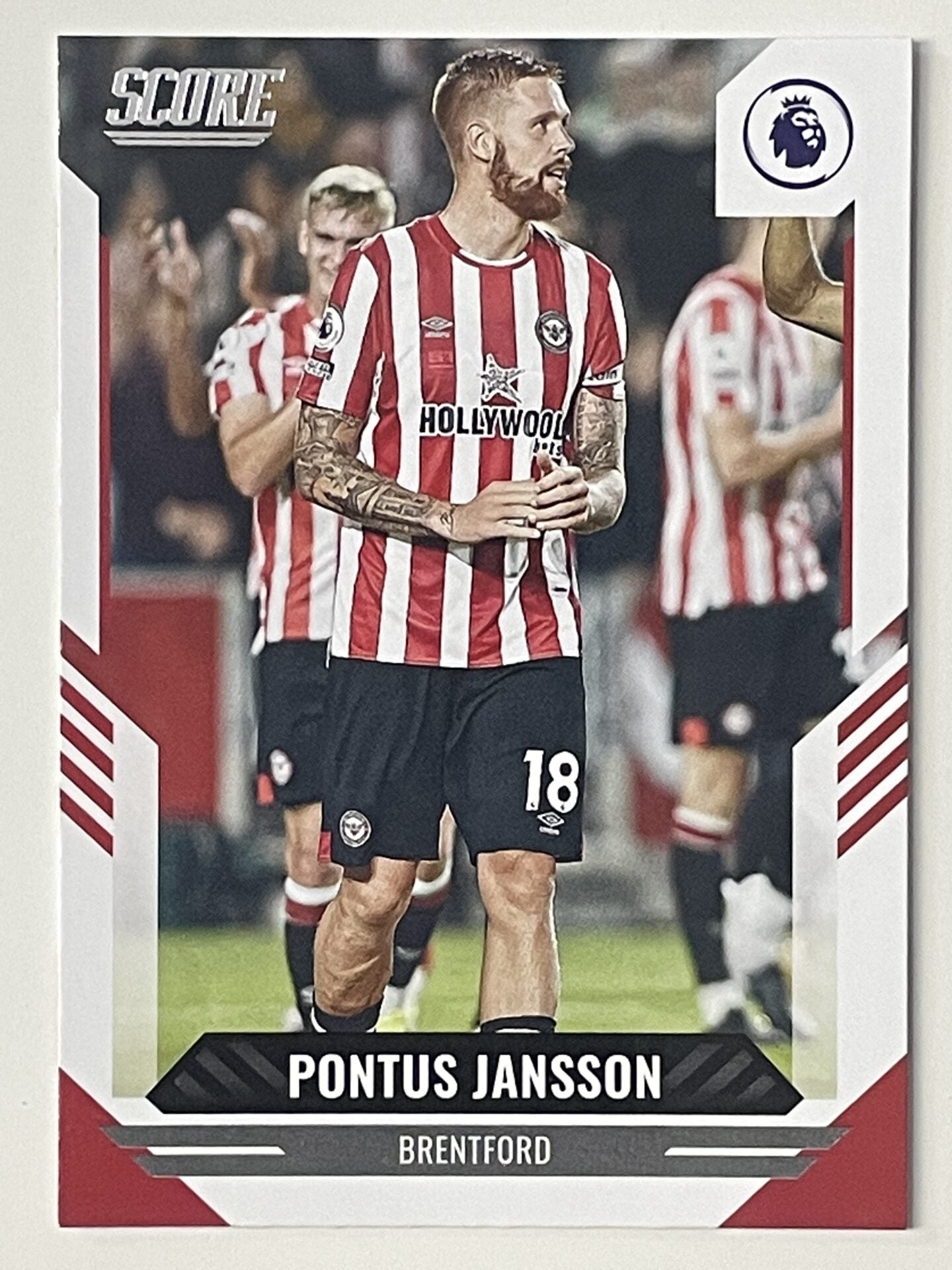Base 052 Pontus Jansson Brentford Panini Premier League Score 2021/22 – Solve Collectibles