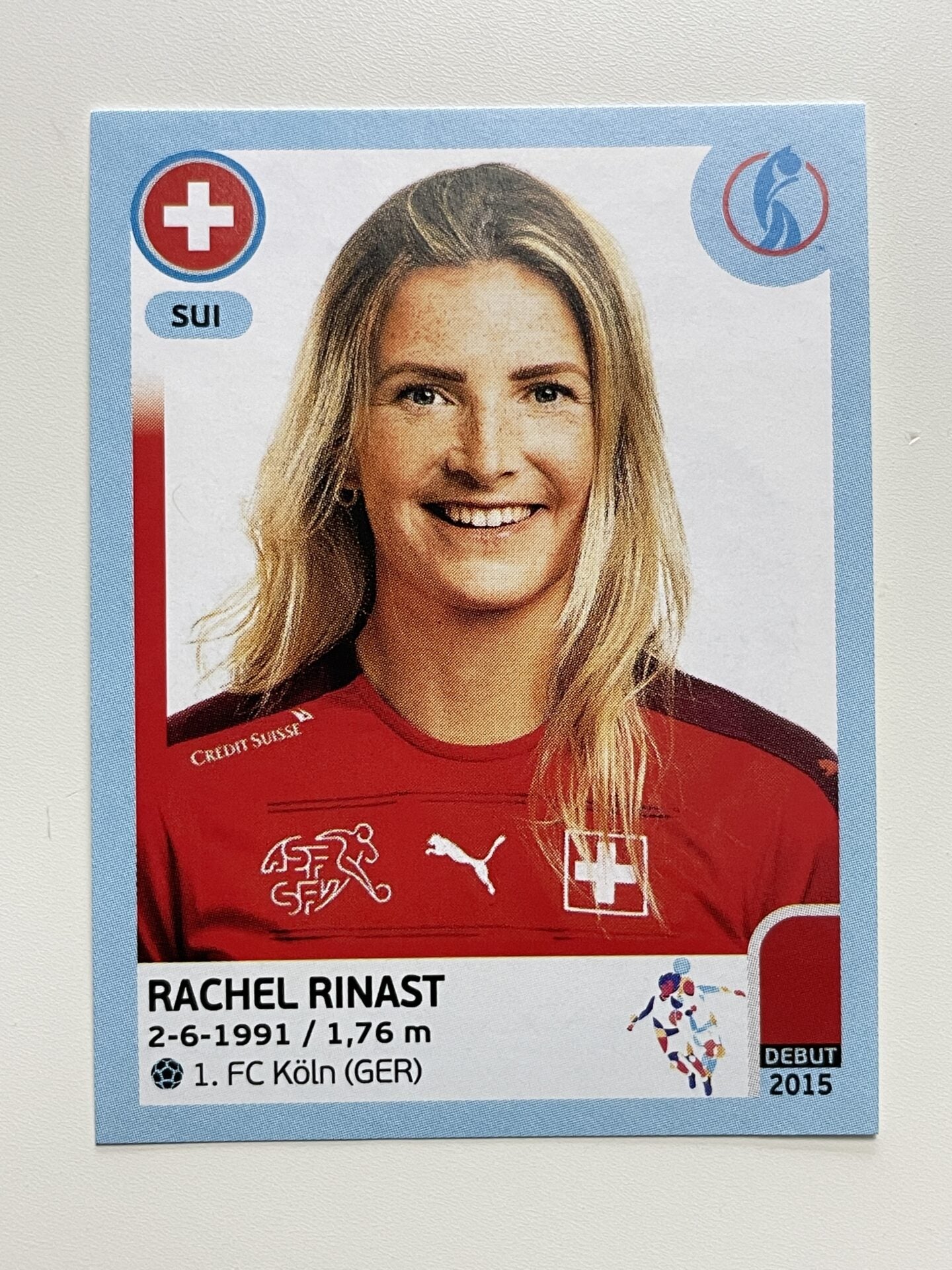 269 Rachel Rinast Switzerland Base Panini Women's Euro 2022 Sticker ...