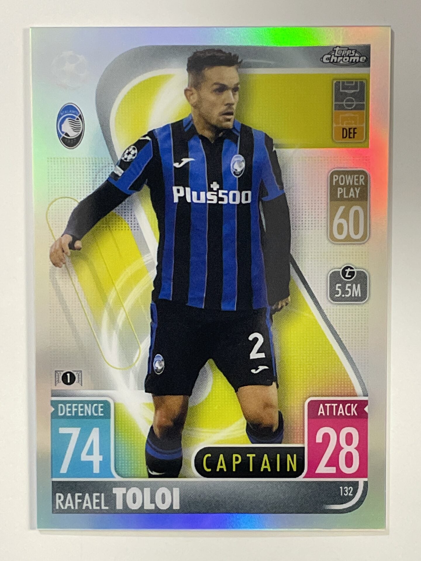 132 Refractor Rafael Toloi Topps Match Attax Chrome 2021/22 Card ...