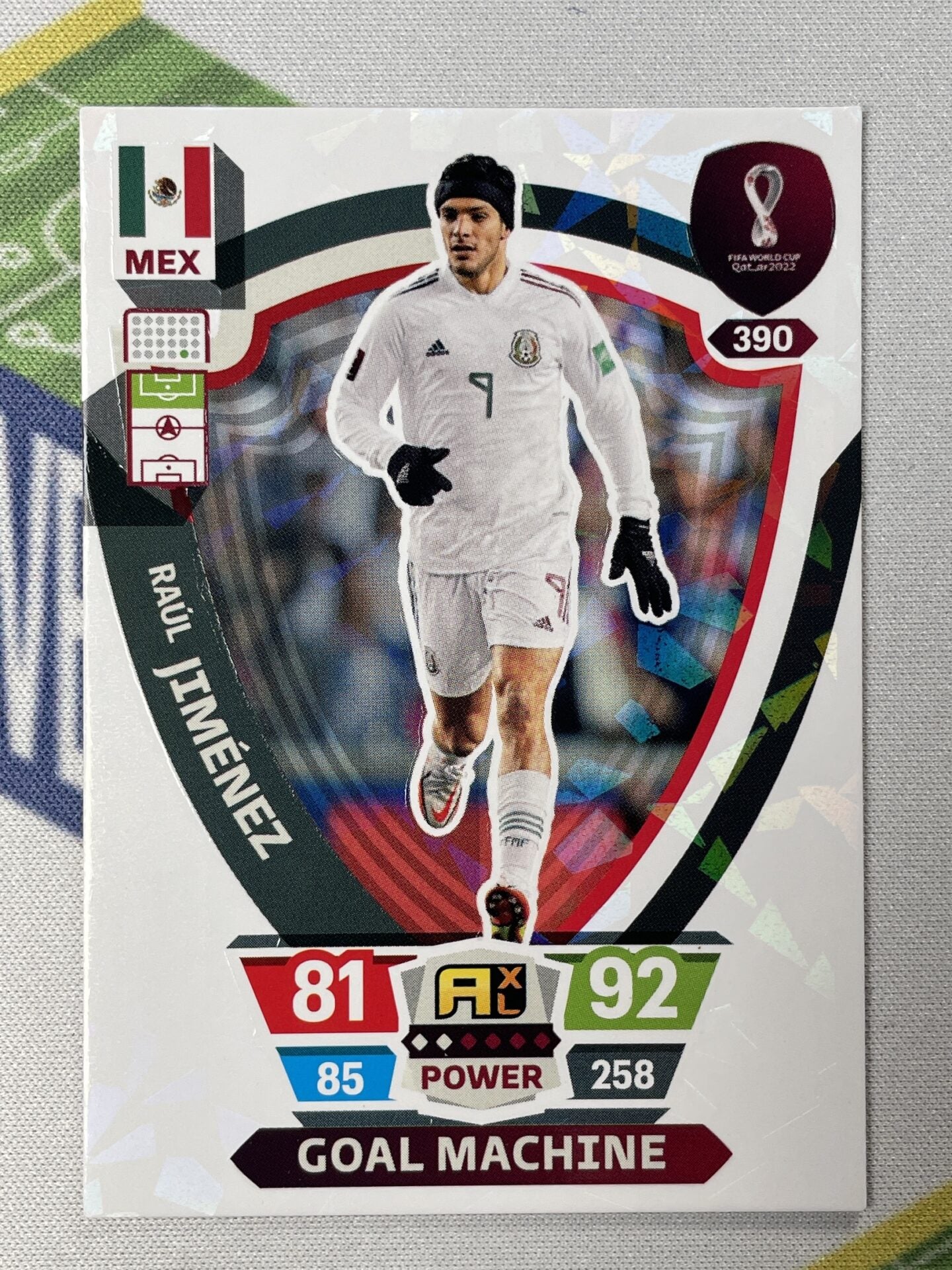390 Raúl Jiménez Mexico Goal Machines Panini World Cup 2022 Adrenalyn ...