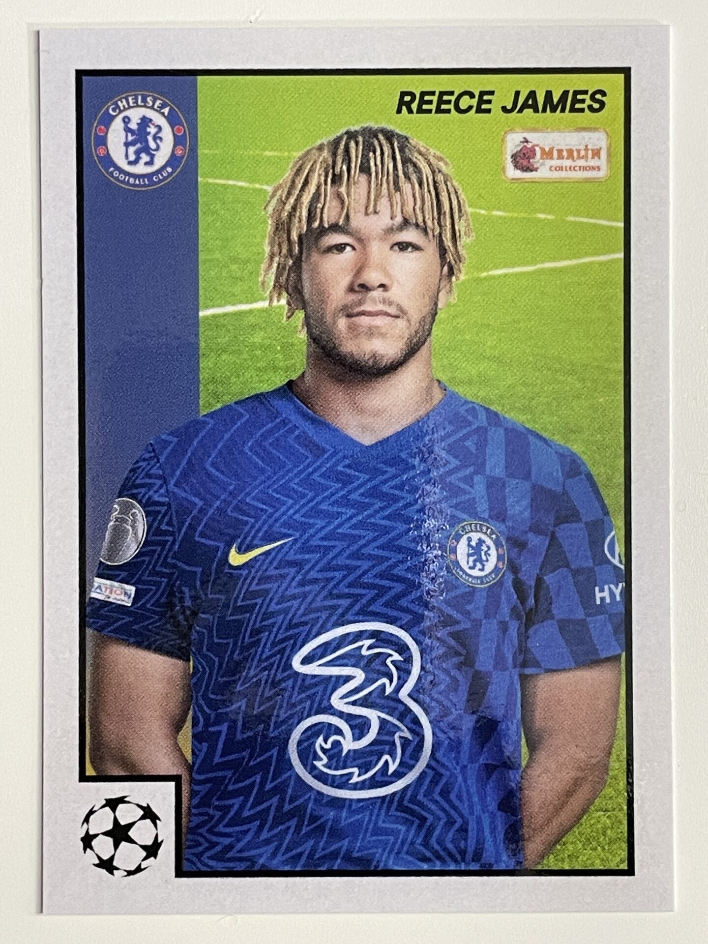 046 Reece James Chelsea Base Topps Merlin Heritage 97 UEFA Champions L ...