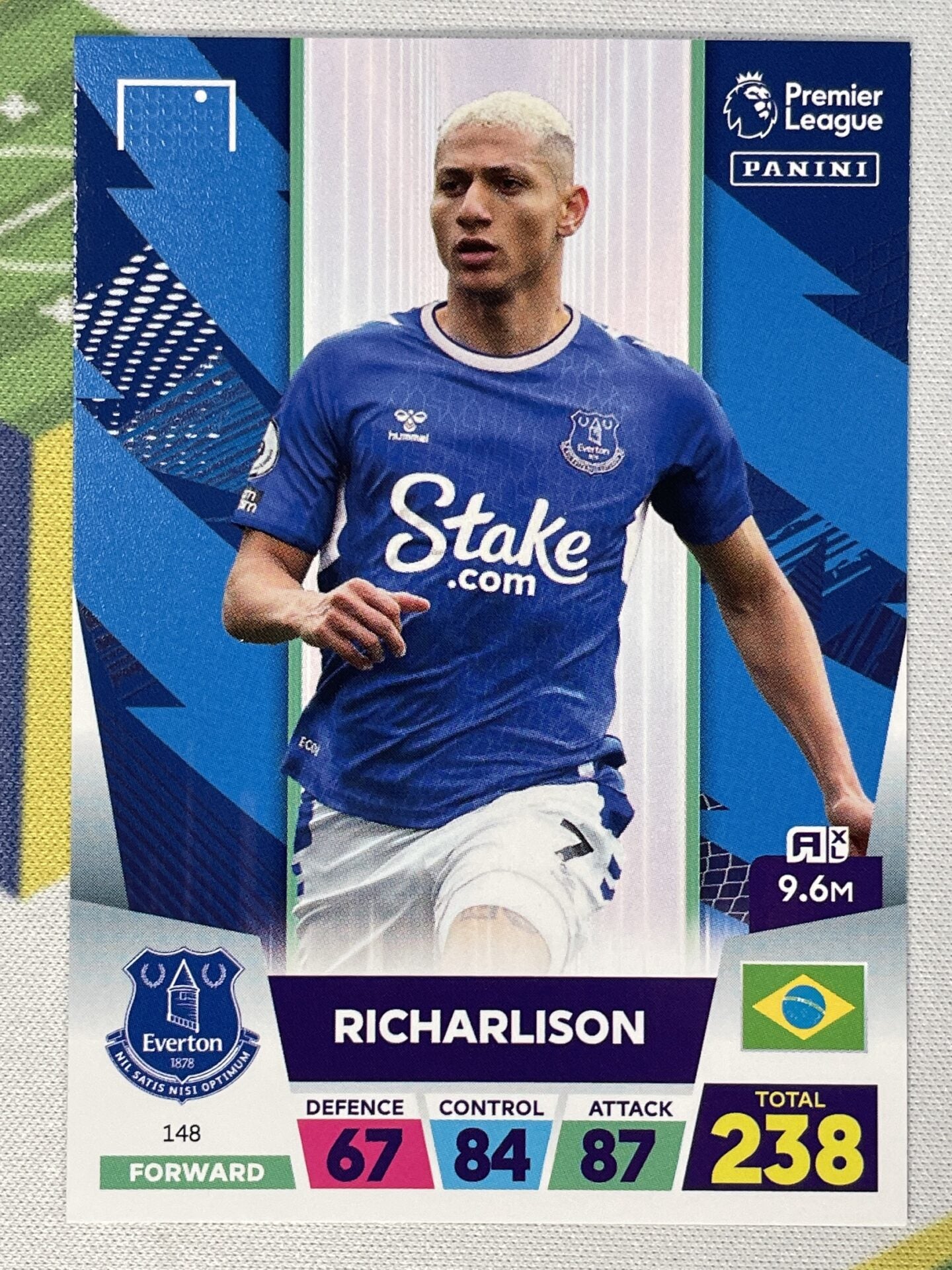 148 Richarlison Everton Base Panini Premier League Adrenalyn XL 2023 C ...