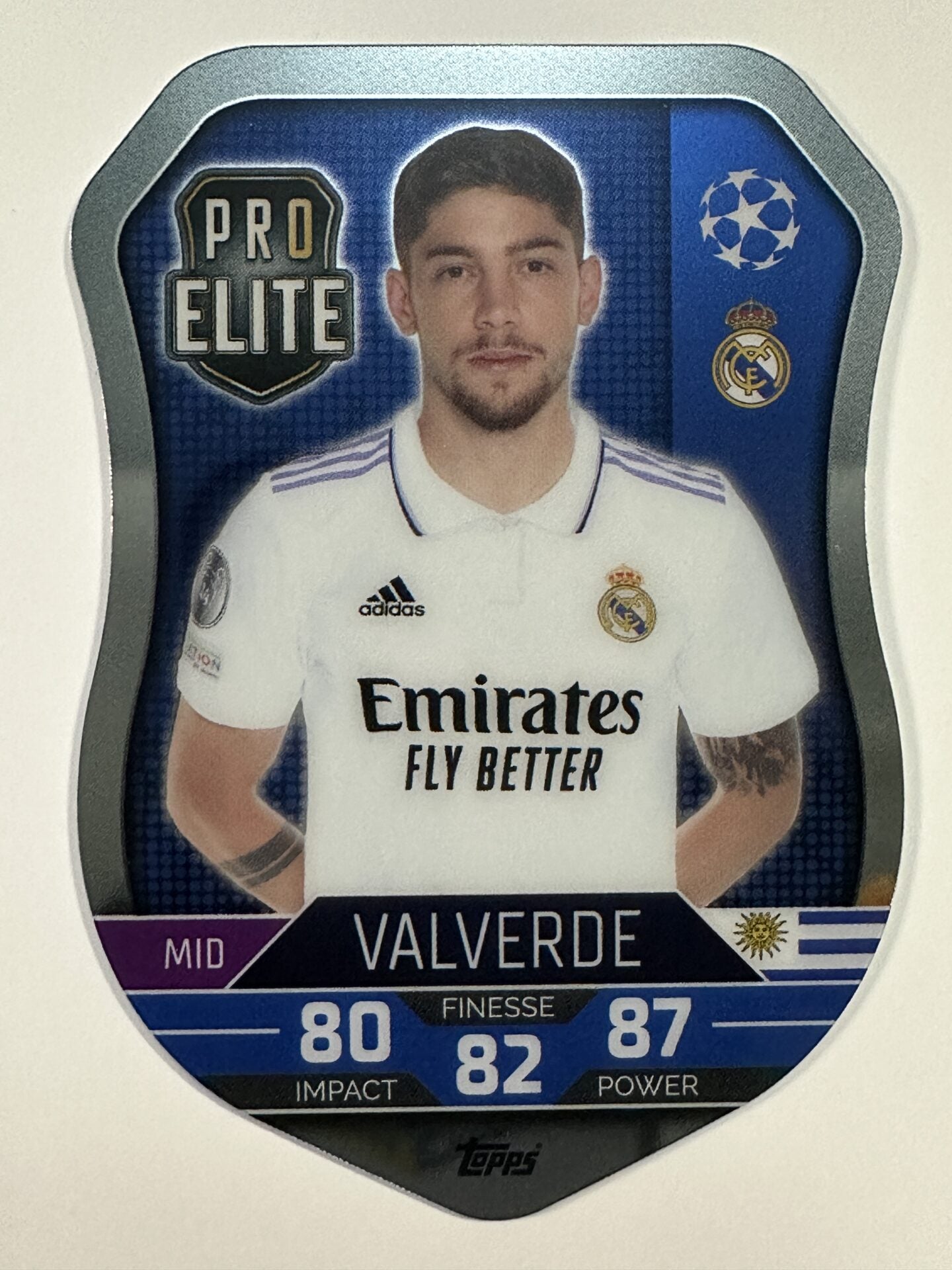 SH4 Valverde Pro Elite Shield (Real Madrid) Topps Match Attax 2022/202 ...