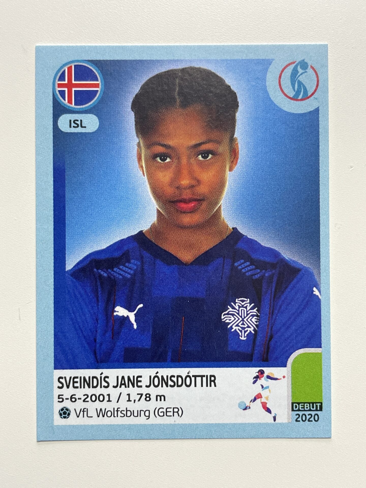 364 Sveindis Jane Jonsdottir Iceland Base Panini Women's Euro 2022 Sti ...