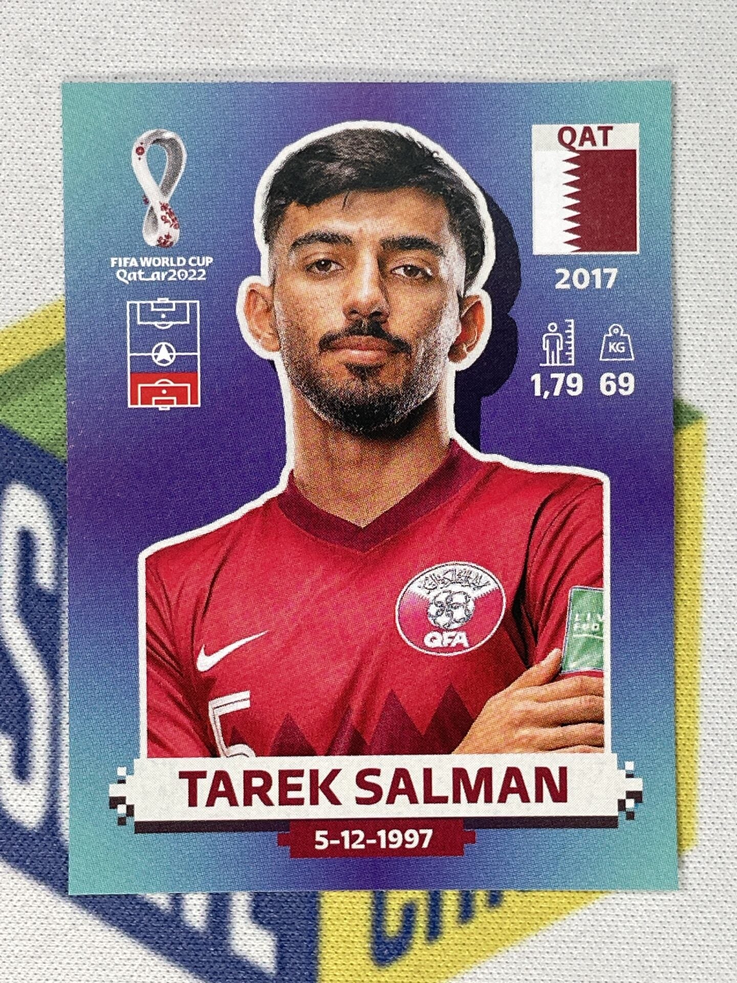 QAT11 Tarek Salman (Qatar) Panini World Cup 2022 Sticker – Solve ...