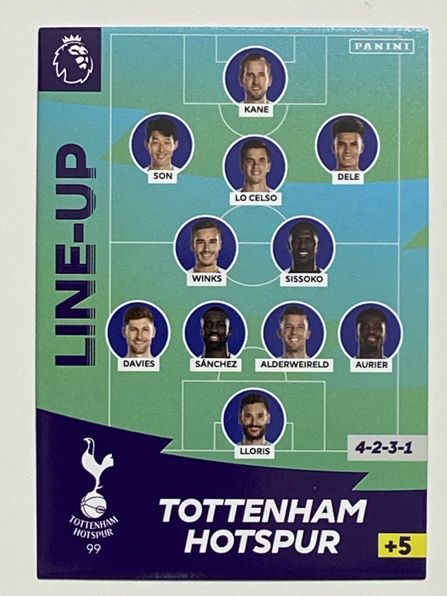 099 Tottenham Lineup Premier League Adrenalyn XL 2020/21 Premier Leagu – Solve Collectibles